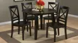 Simplicity 5-pc. X-Back Dining Set | Raymour & Flanigan