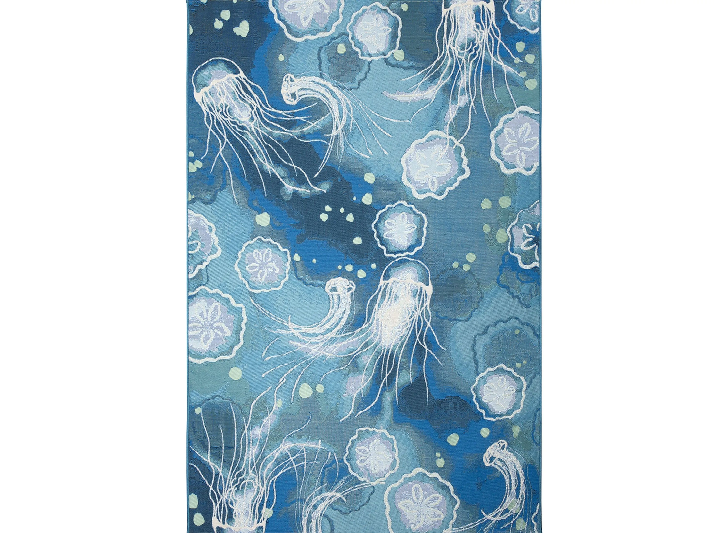 Marina Jelly Fish Indoor/Outdoor Rug | Raymour & Flanigan