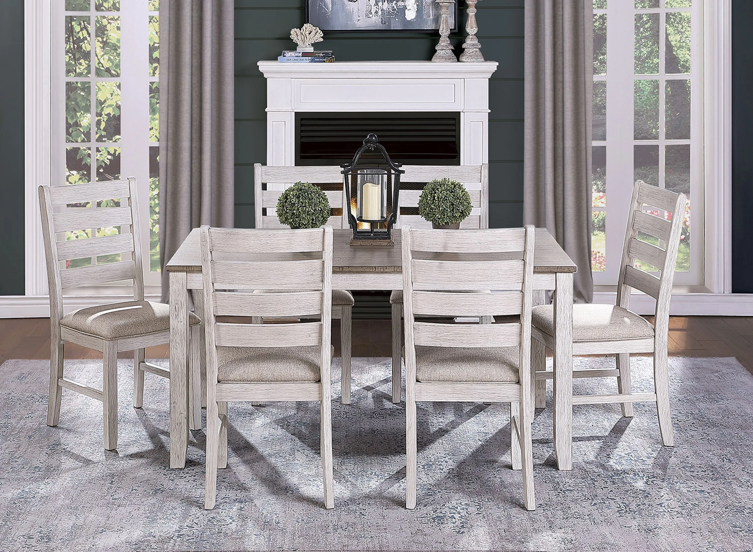 Samuel 7-pc. Dining Set | Raymour & Flanigan | Raymour & Flanigan