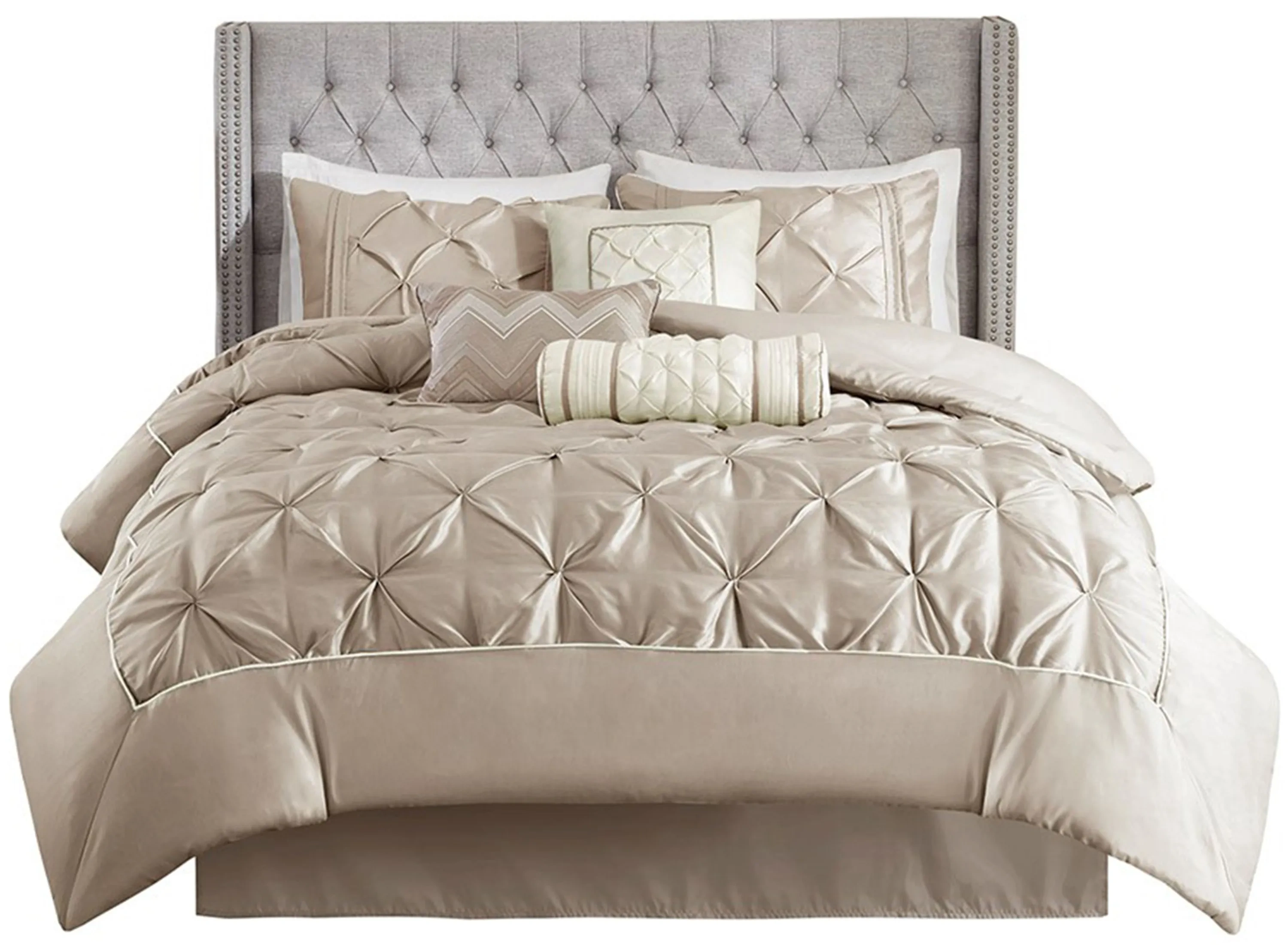 Laurel Queen 7 Pc. Comforter Set | Raymour & Flanigan