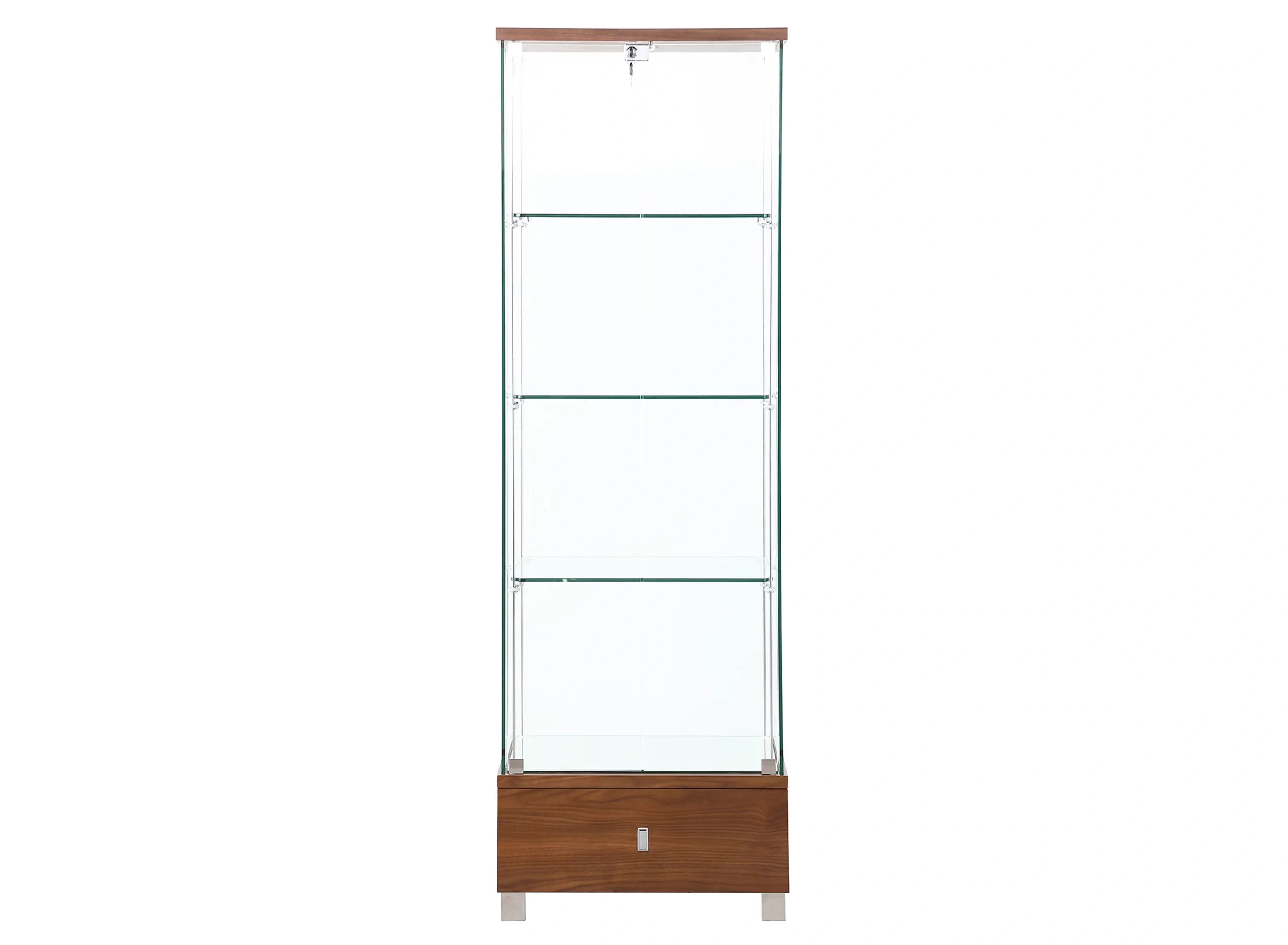 Kevin Glass Curio w/ LED Lights | Raymour & Flanigan