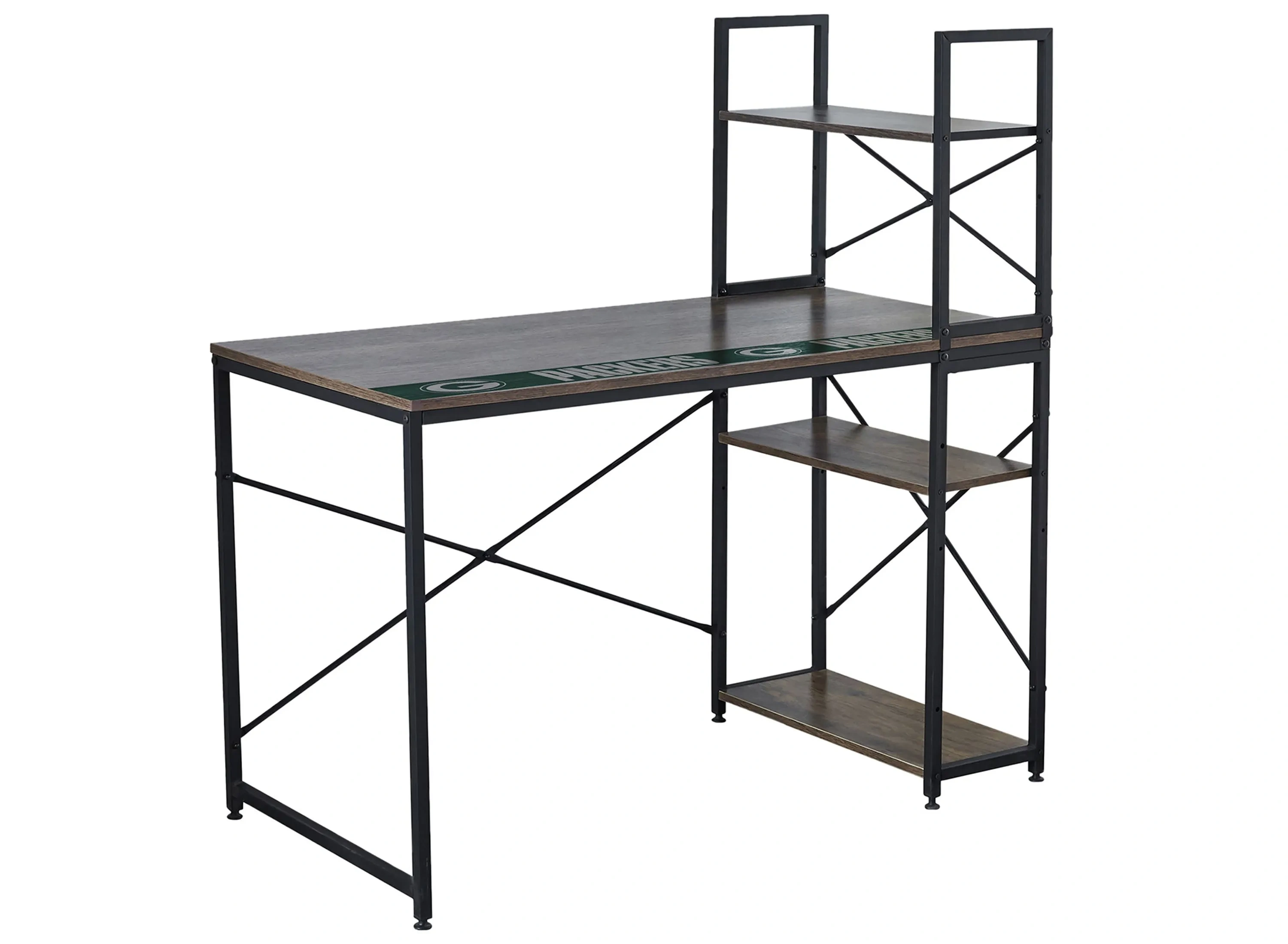 Green Bay Packers NFL Metal Office Desk | Raymour & Flanigan