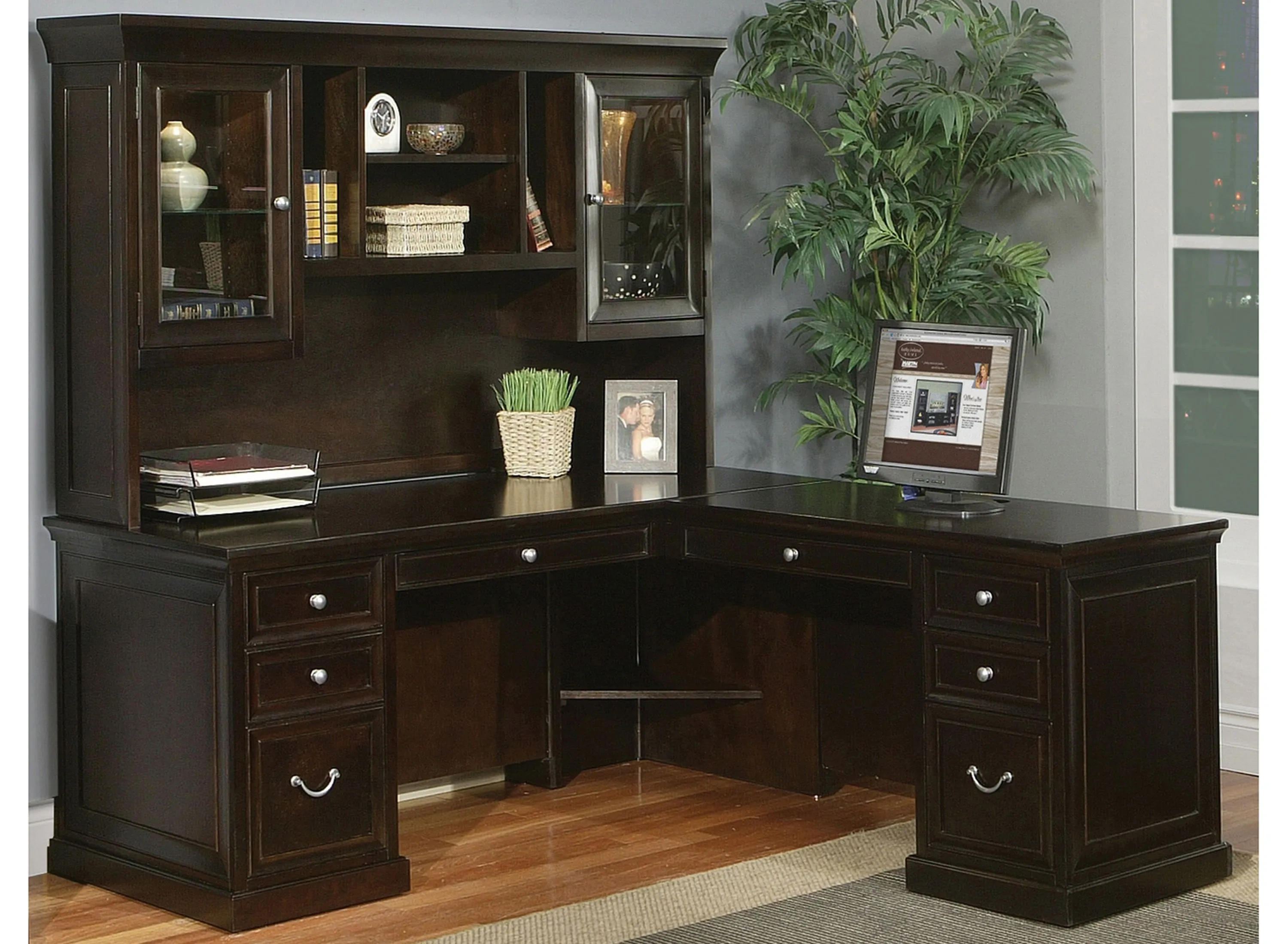 Modern Wood Laminate Office Electronic Sit/Stand Desk Top, Writing ...
