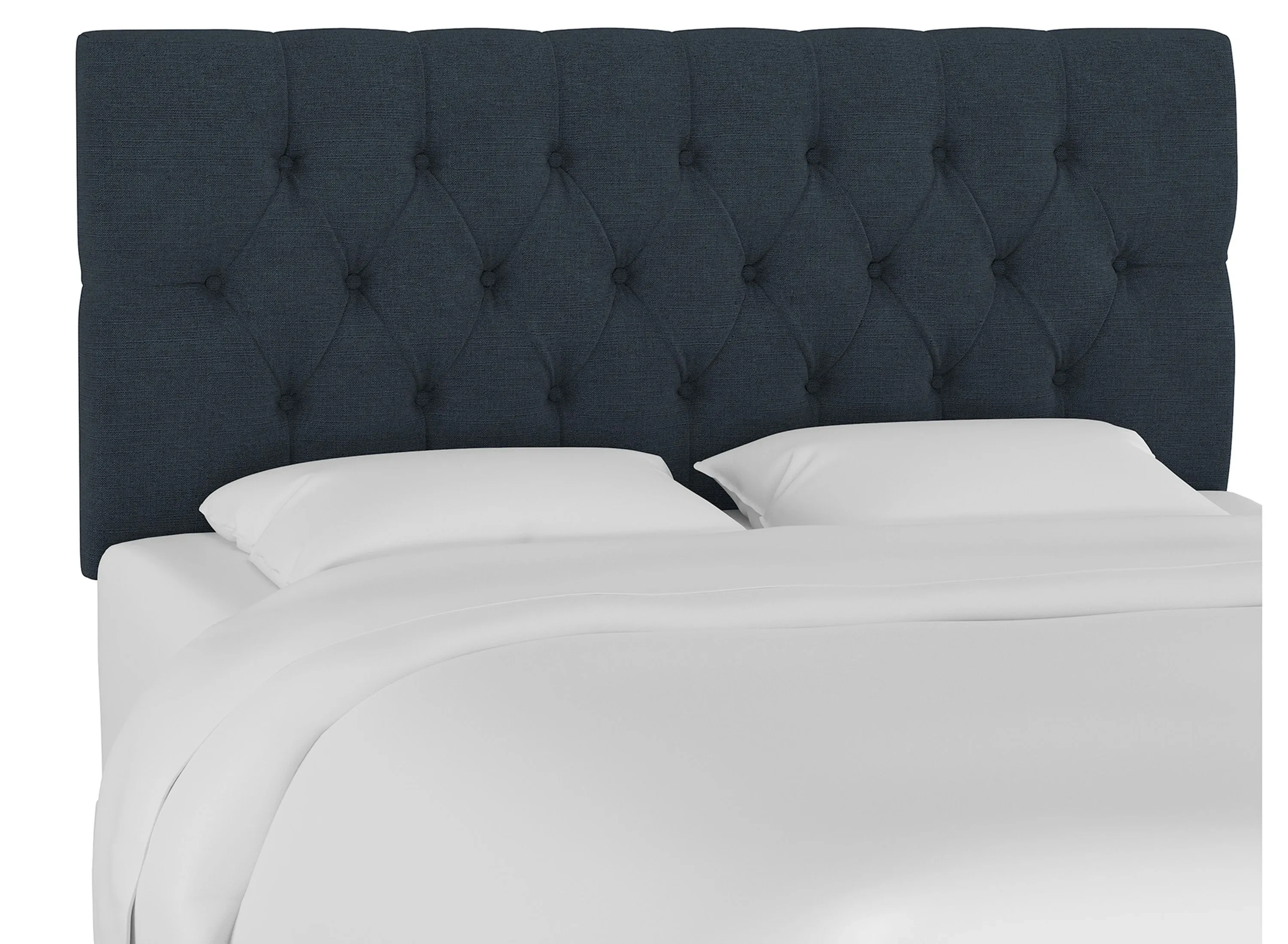Blanchard Diamond Tufted Square Headboard | Raymour & Flanigan