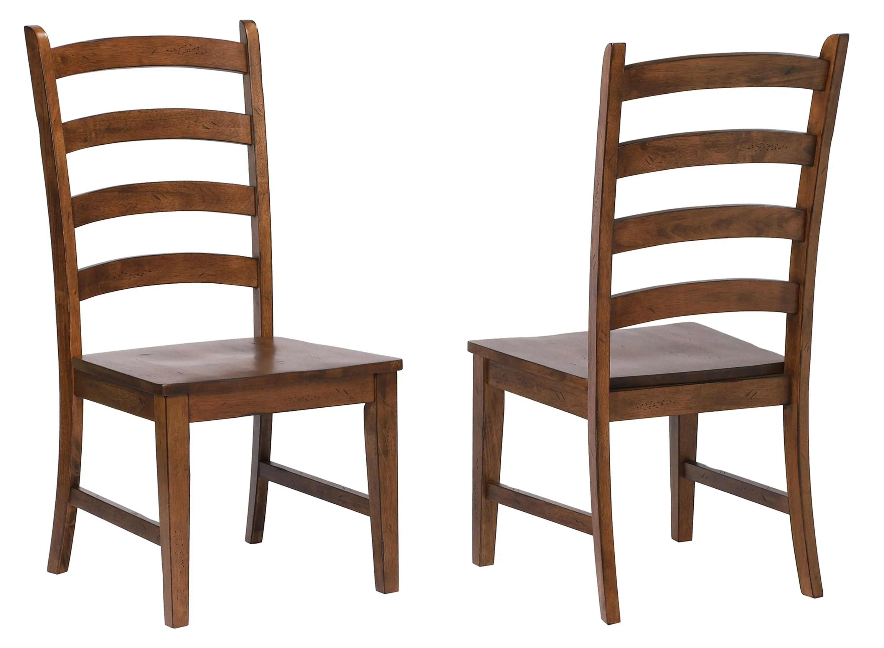 Amish Brook Ladder Back Dining Side Chair Set of 2 | Raymour & Flanigan