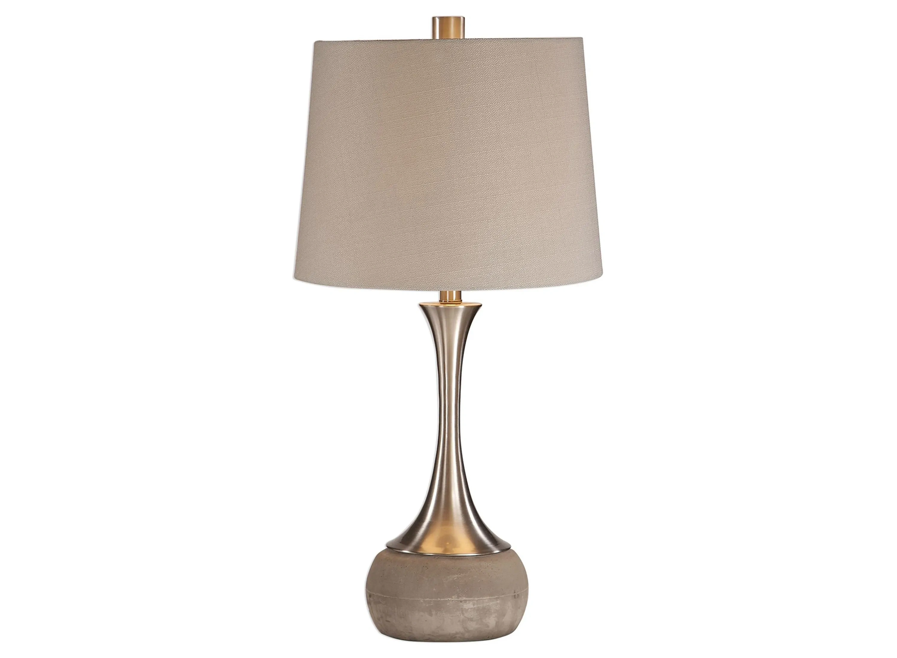 Niah Brushed Nickel Lamp | Raymour & Flanigan Niah Brushed Nickel Lamp | Raymour & Flanigan