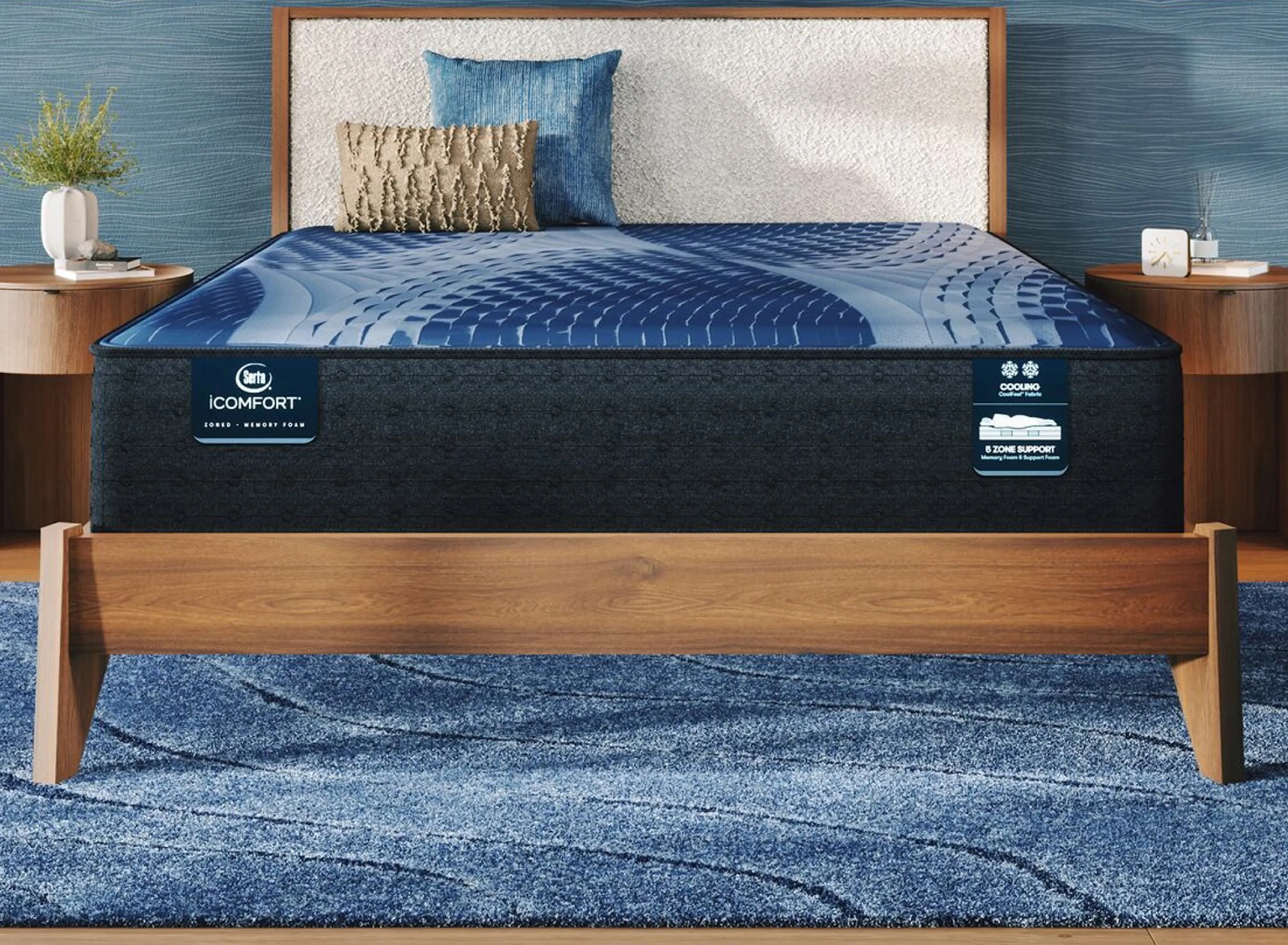 Serta iComfort Memory Foam Aspire Plush Mattress | Raymour & Flanigan