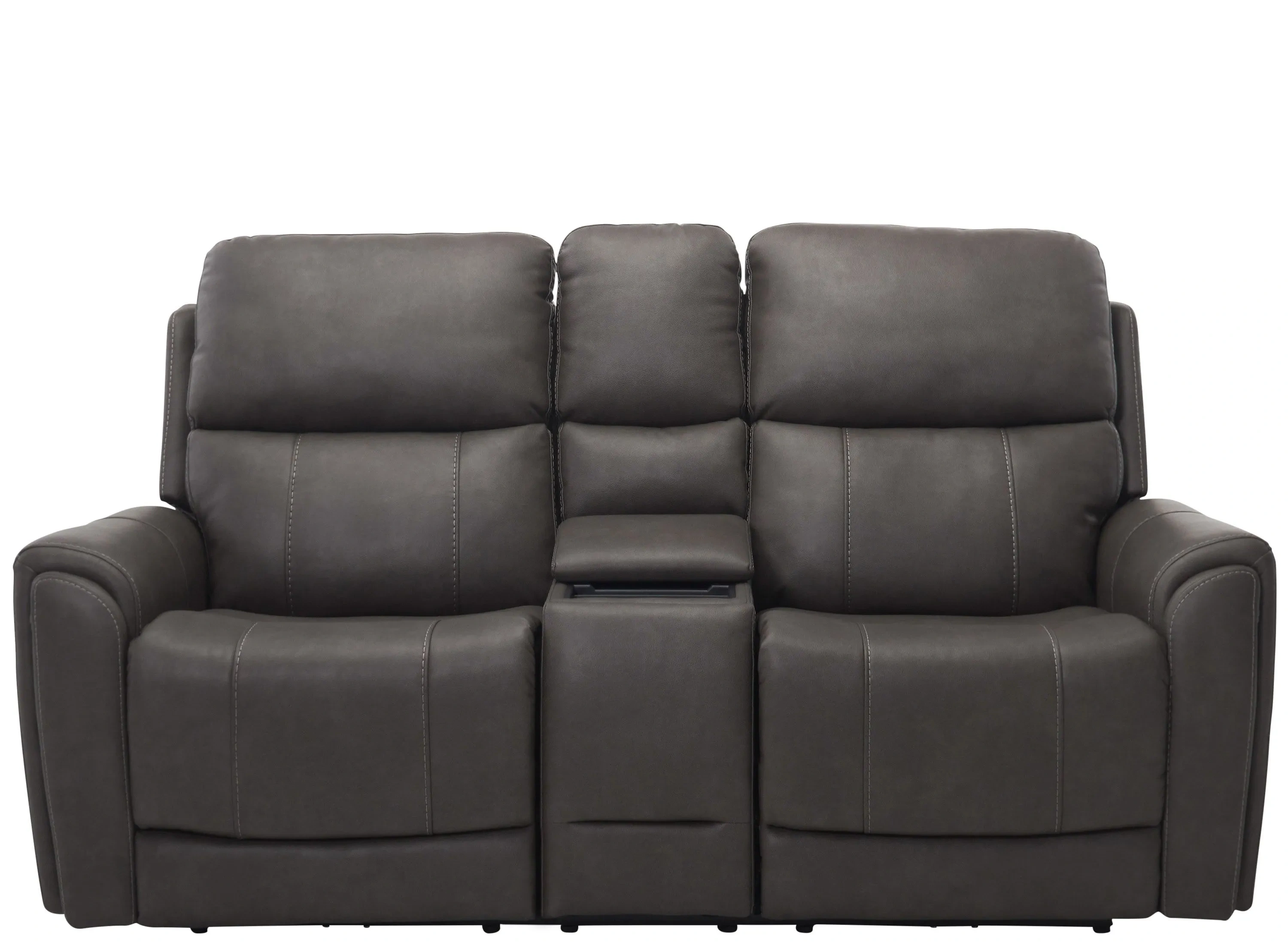 Calvin Triple Power Console Loveseat | Raymour & Flanigan Calvin Triple Power Console Loveseat | Raymour & Flanigan