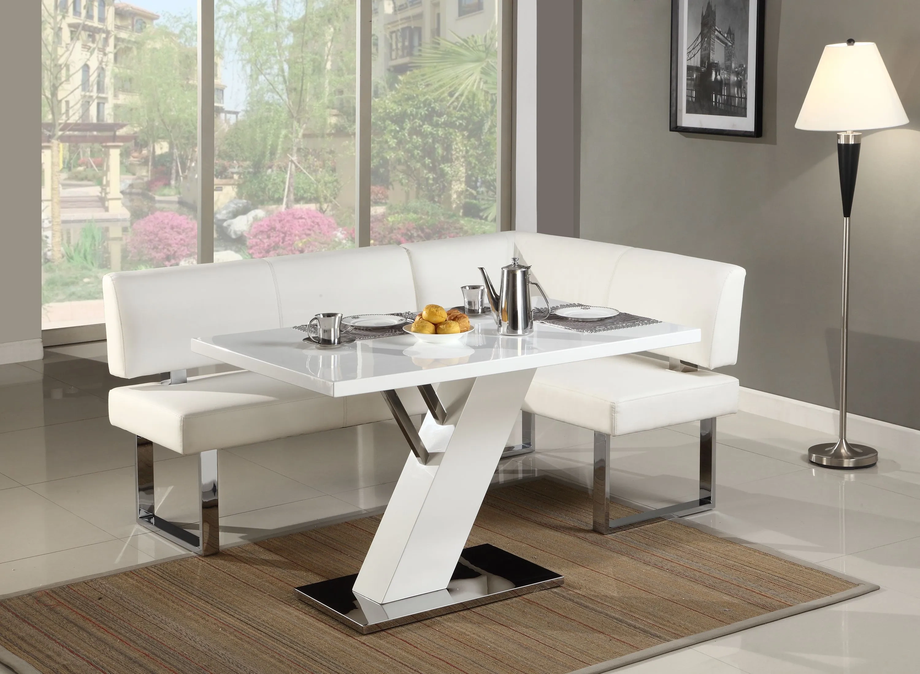 Linden 3 pc. Breakfast Nook Dining Set Raymour Flanigan