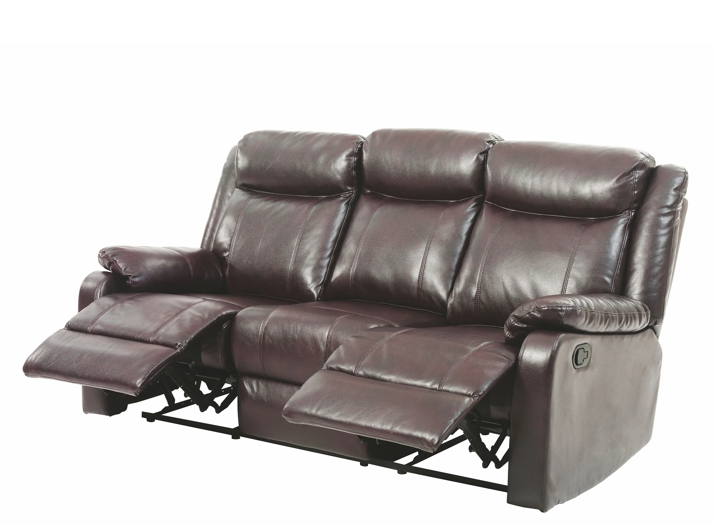 Reclining sofa with removable back store