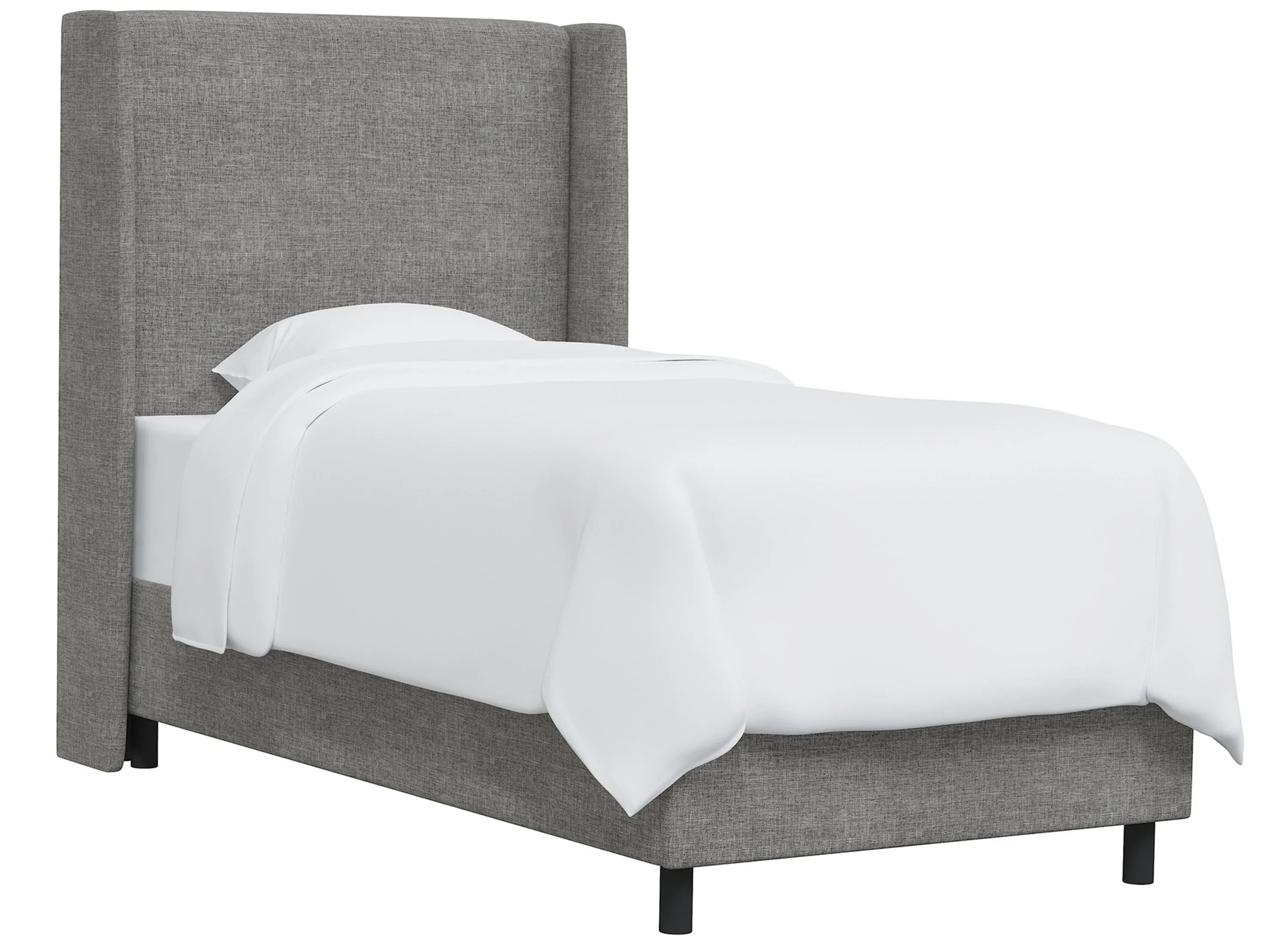Ellison Wingback Platform Bed | Raymour & Flanigan