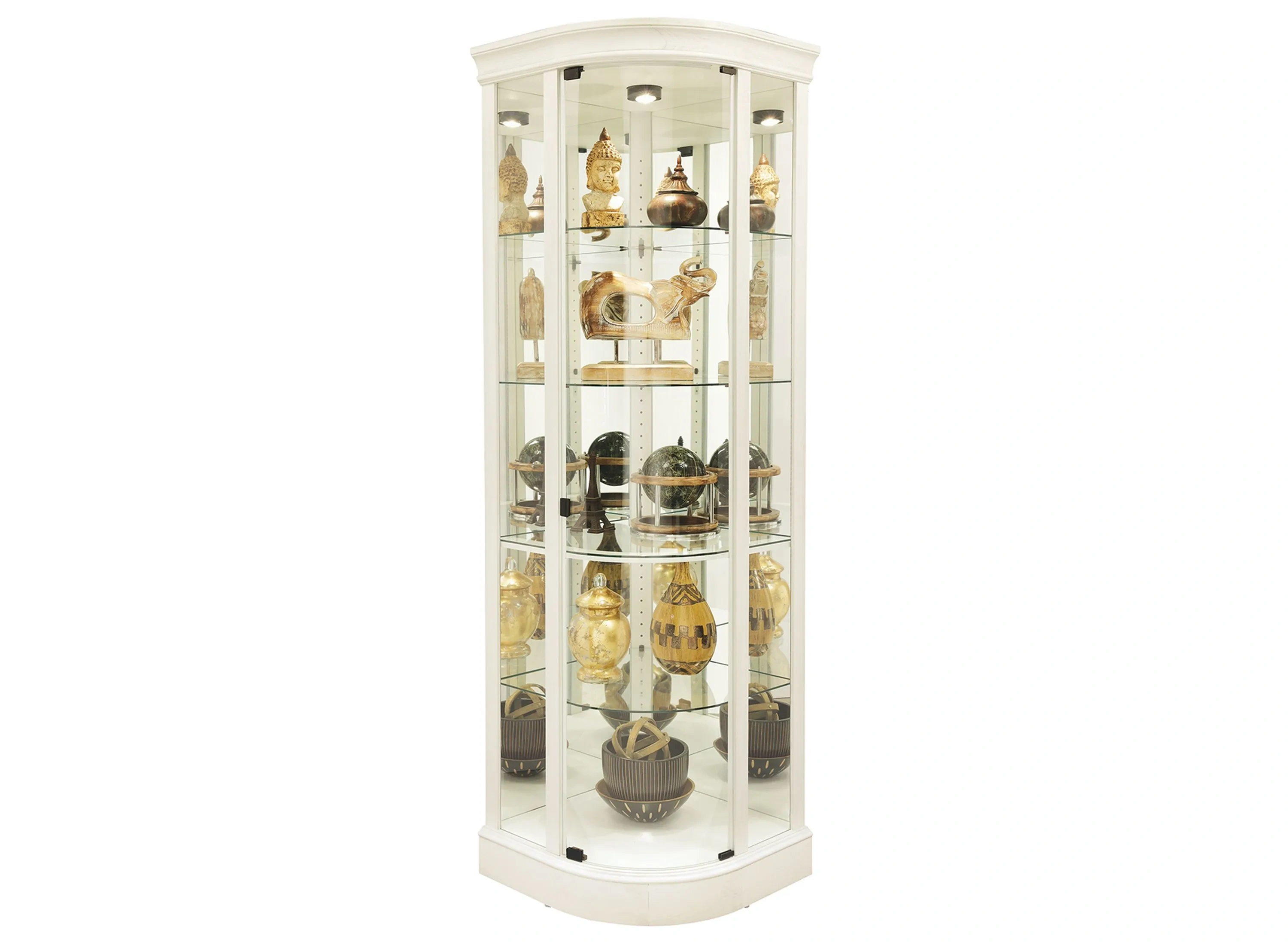 Marlowe Corner Curio Cabinet Raymour Flanigan