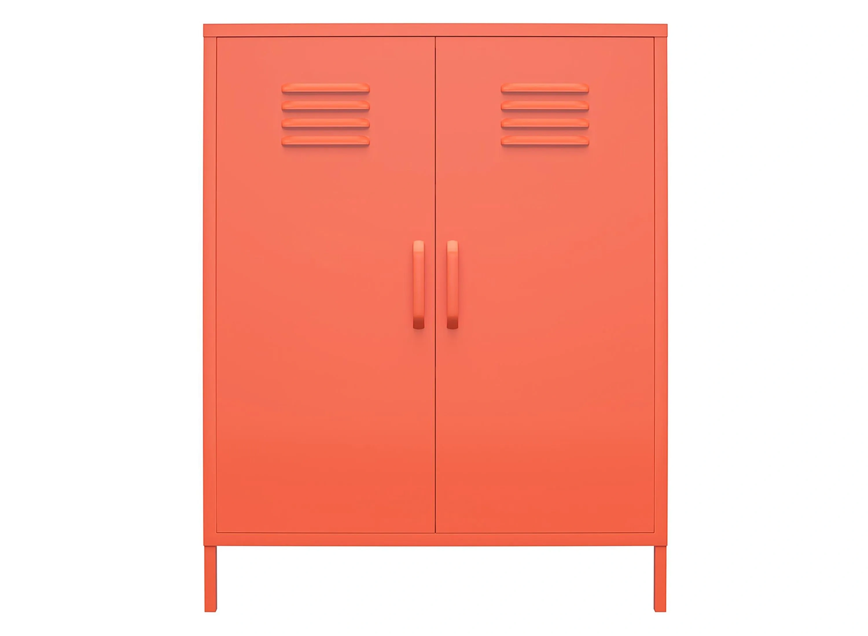 Novogratz Cache Two Door Metal Locker Storage Cabinet | Raymour & Flanigan