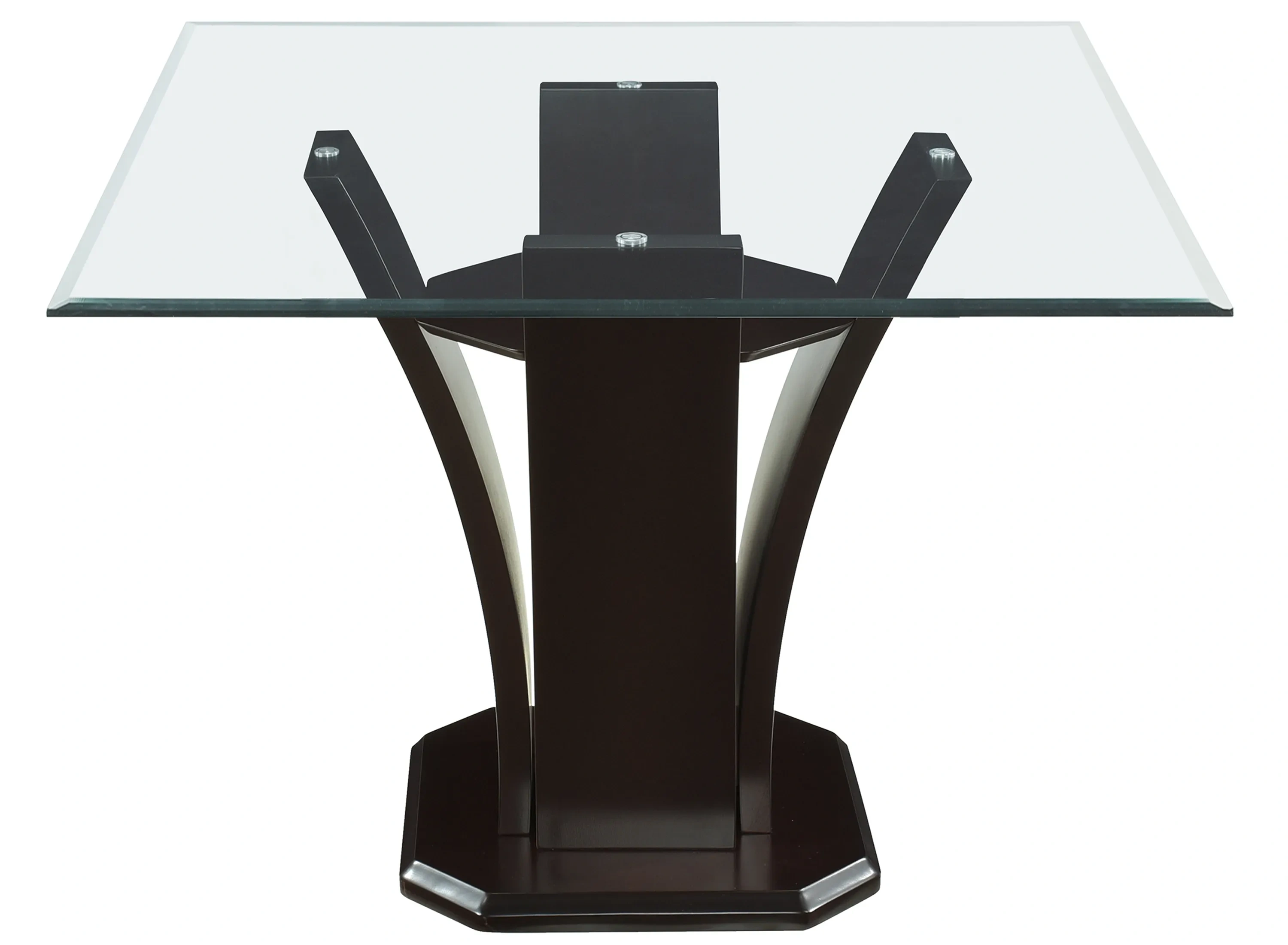 Venice 54 Glass Counter Height Dining Table Raymour And Flanigan