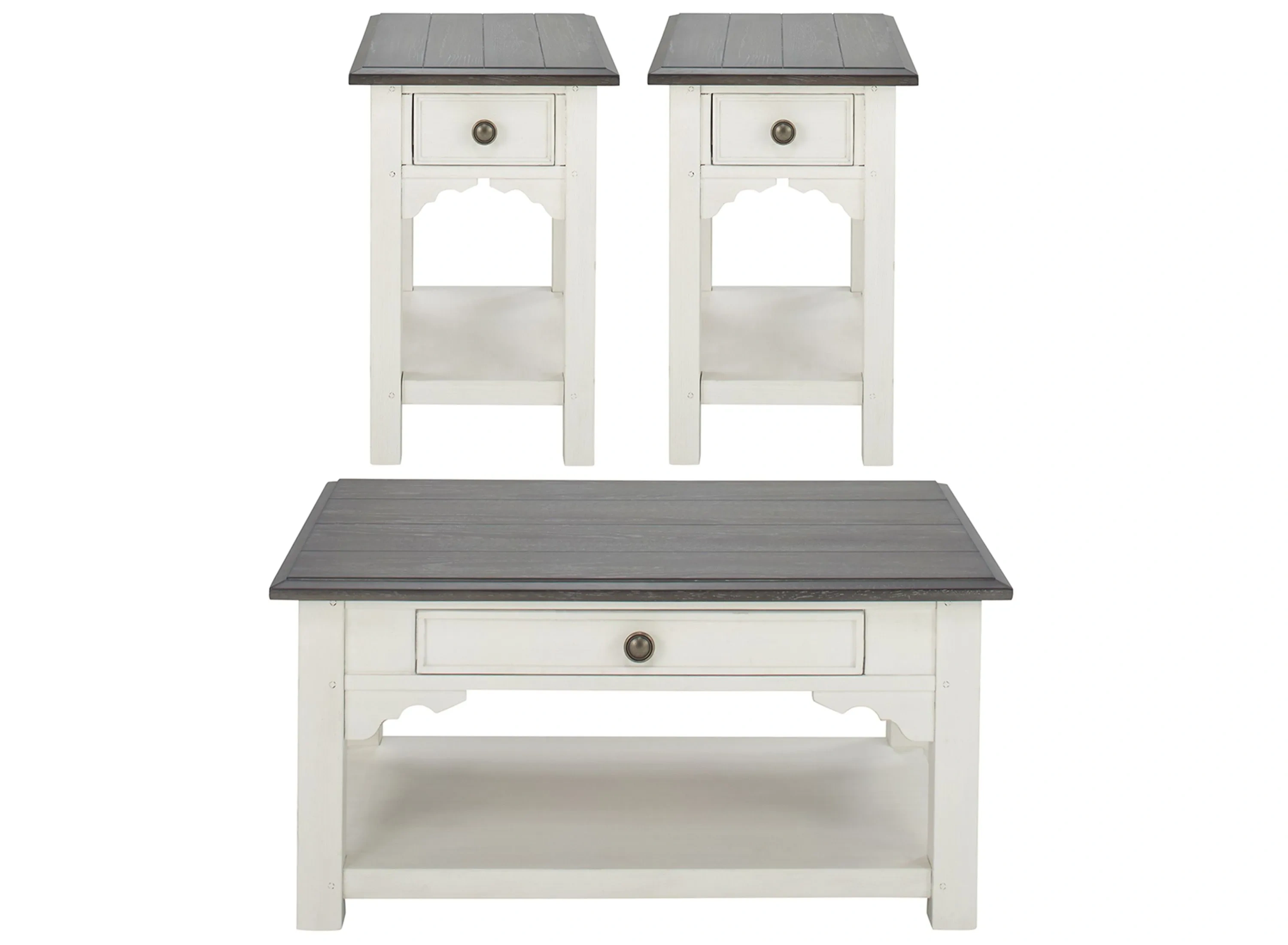 Malia 3PC Occasional Table Set | Raymour & Flanigan