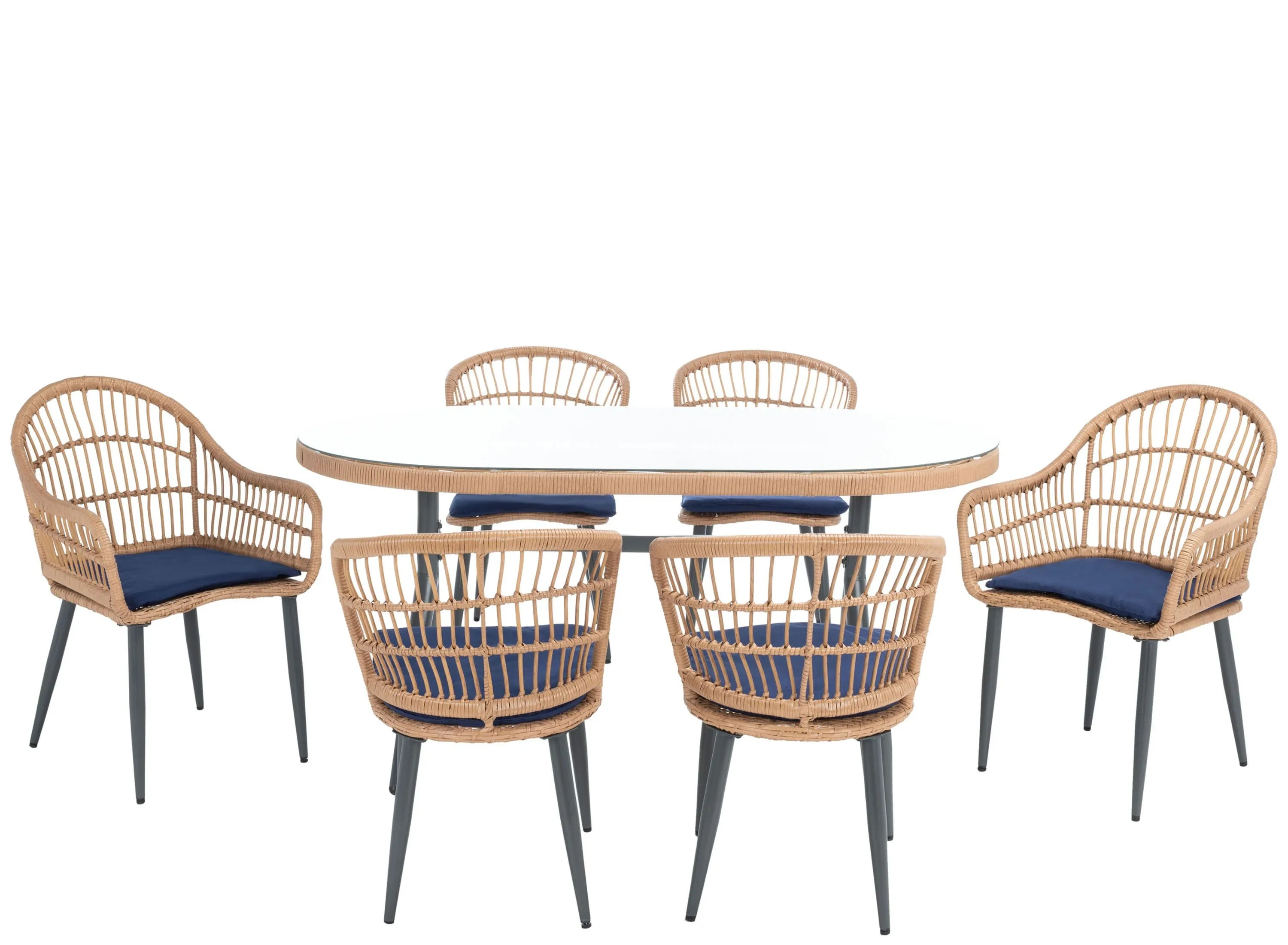 Ruben 7-pc. Outdoor Dining Set | Raymour & Flanigan