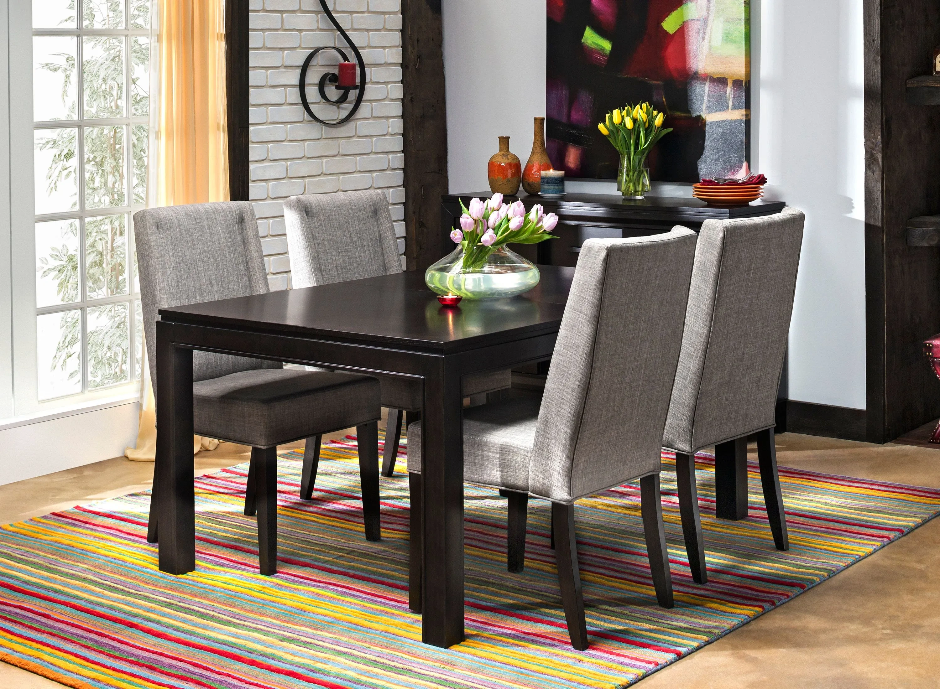 Logan 5 pc. Dining Set Raymour Flanigan