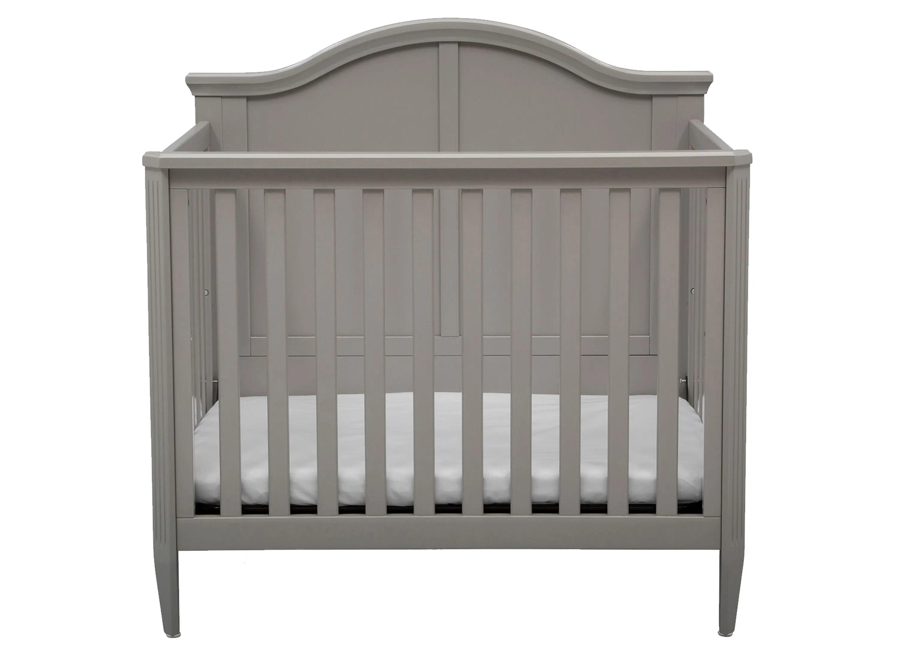 Parker Mini Convertible Baby Crib with Mattress and Two Sheets by Delta ...