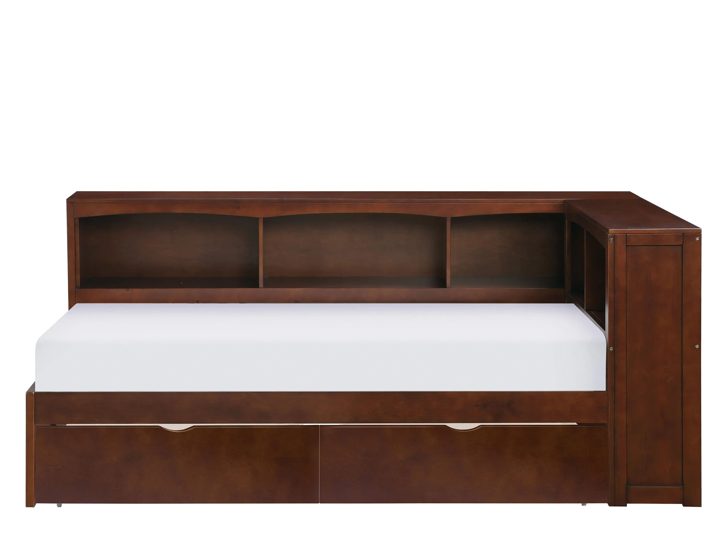 Shannon Bookcase w/ Underbed Drawer Storage Bed | Raymour & Flanigan