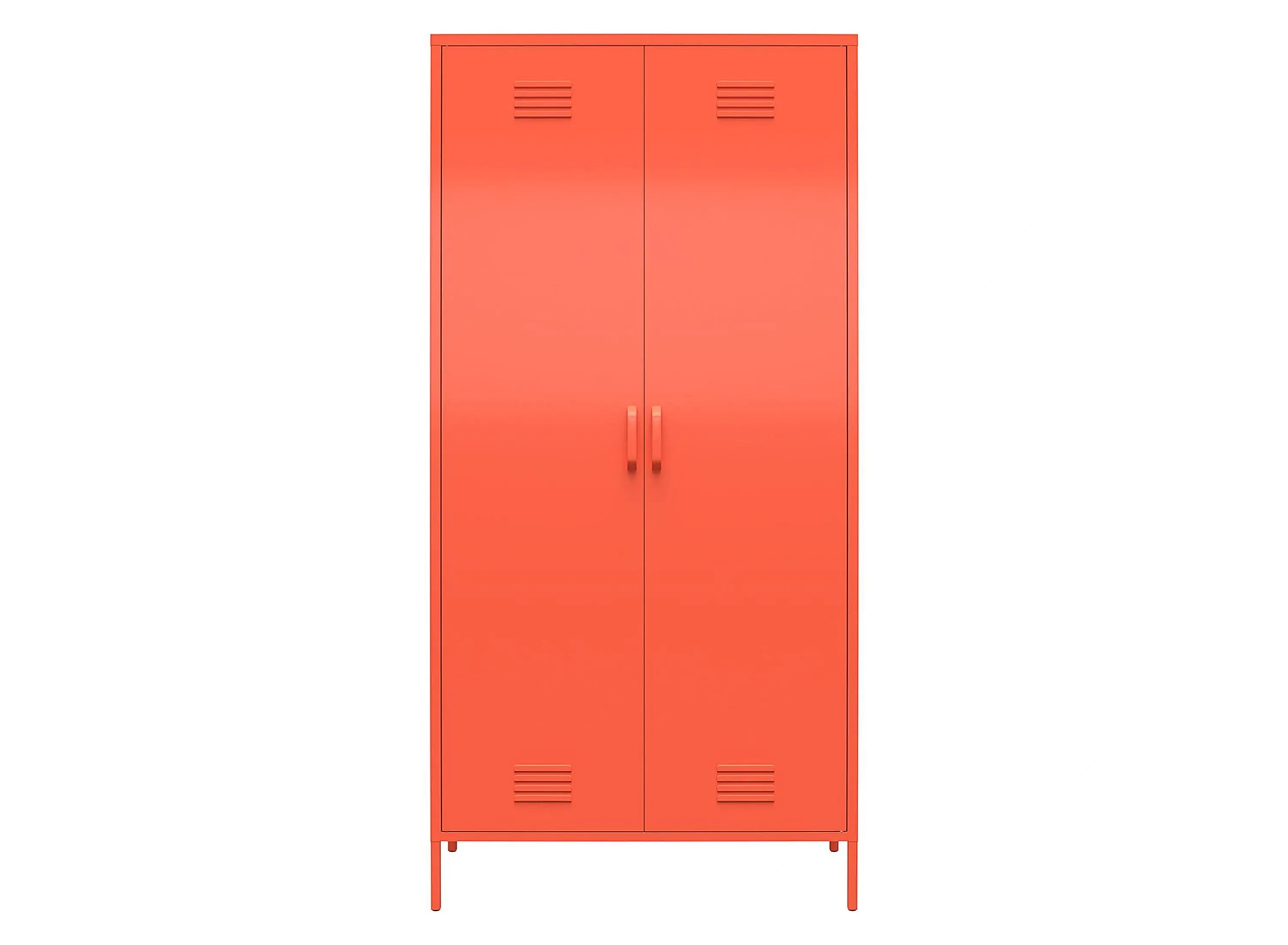 Novogratz Cache Tall Two Door Metal Locker Cabinet | Raymour & Flanigan