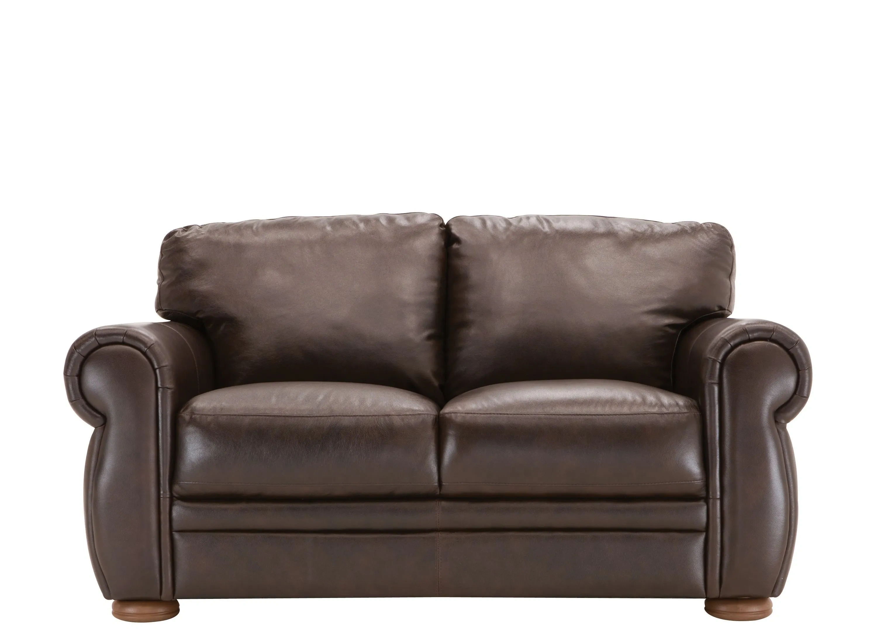Marsala Leather Loveseat