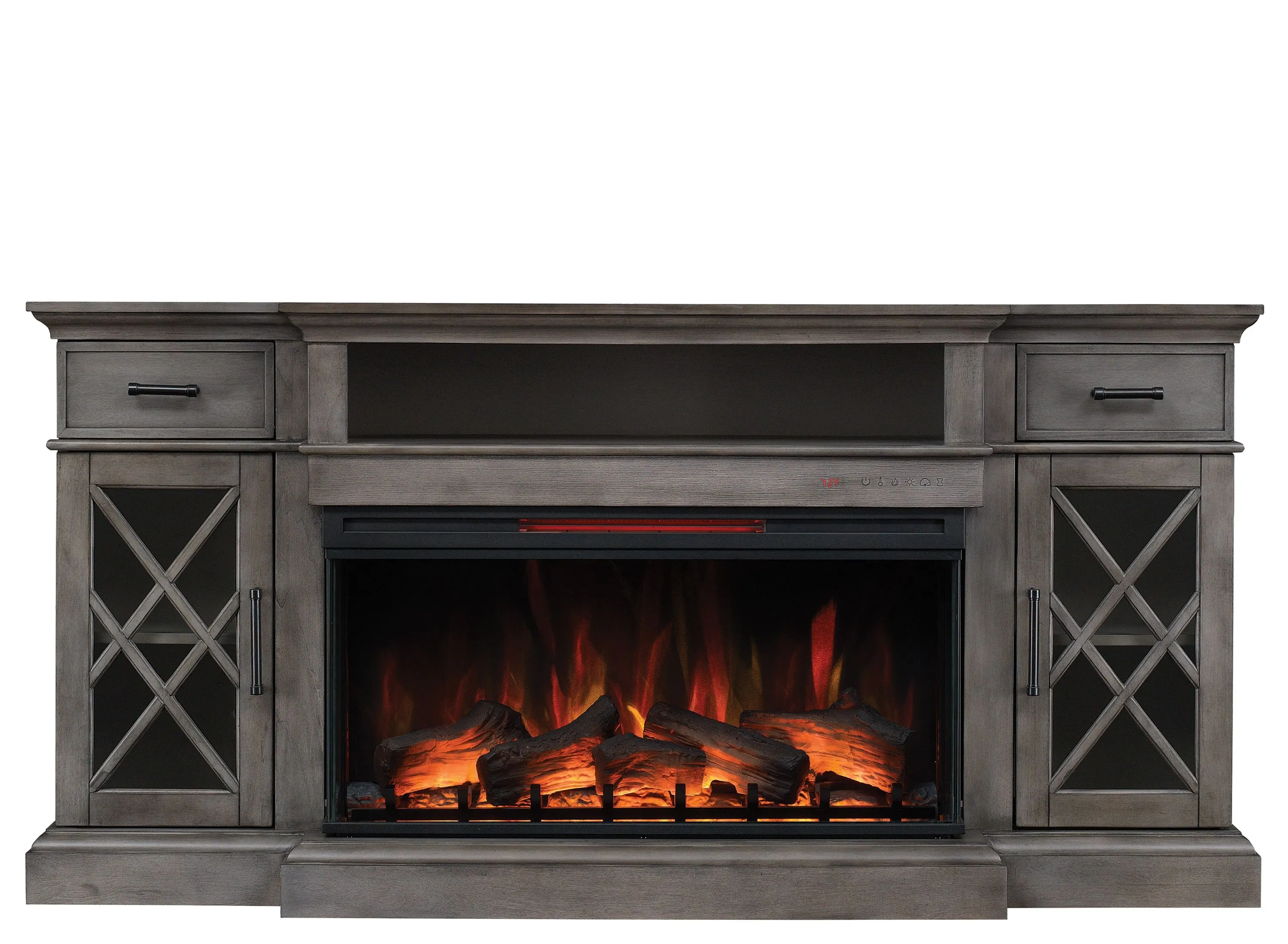 Raymour and flanigan electric fireplace tv stand store
