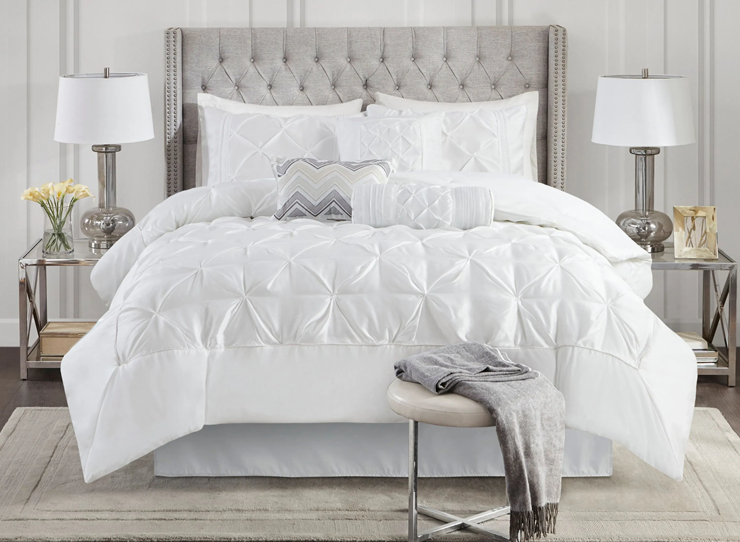 Laurel 7-pc. Cal King Comforter Set | Raymour & Flanigan