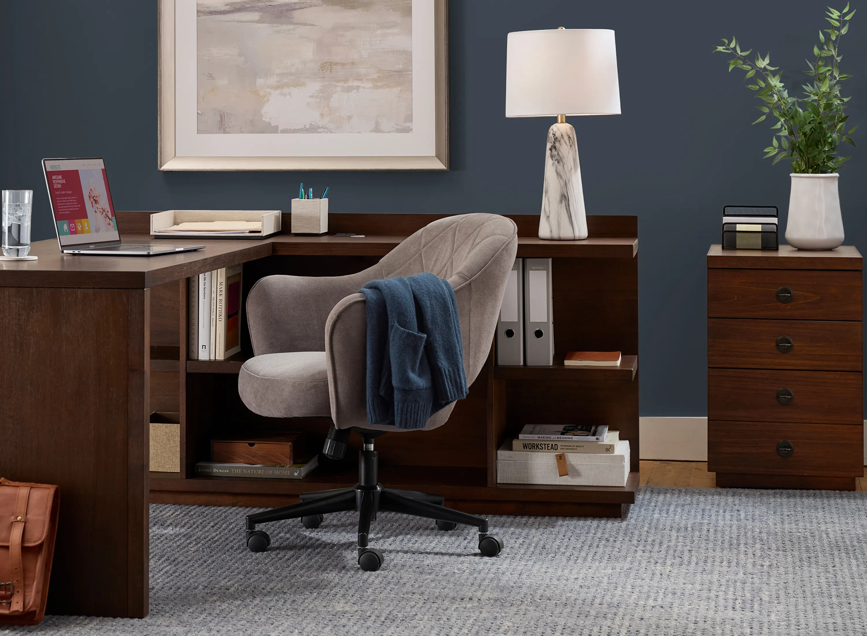 Newell 2 pc. Home Office Set Raymour Flanigan