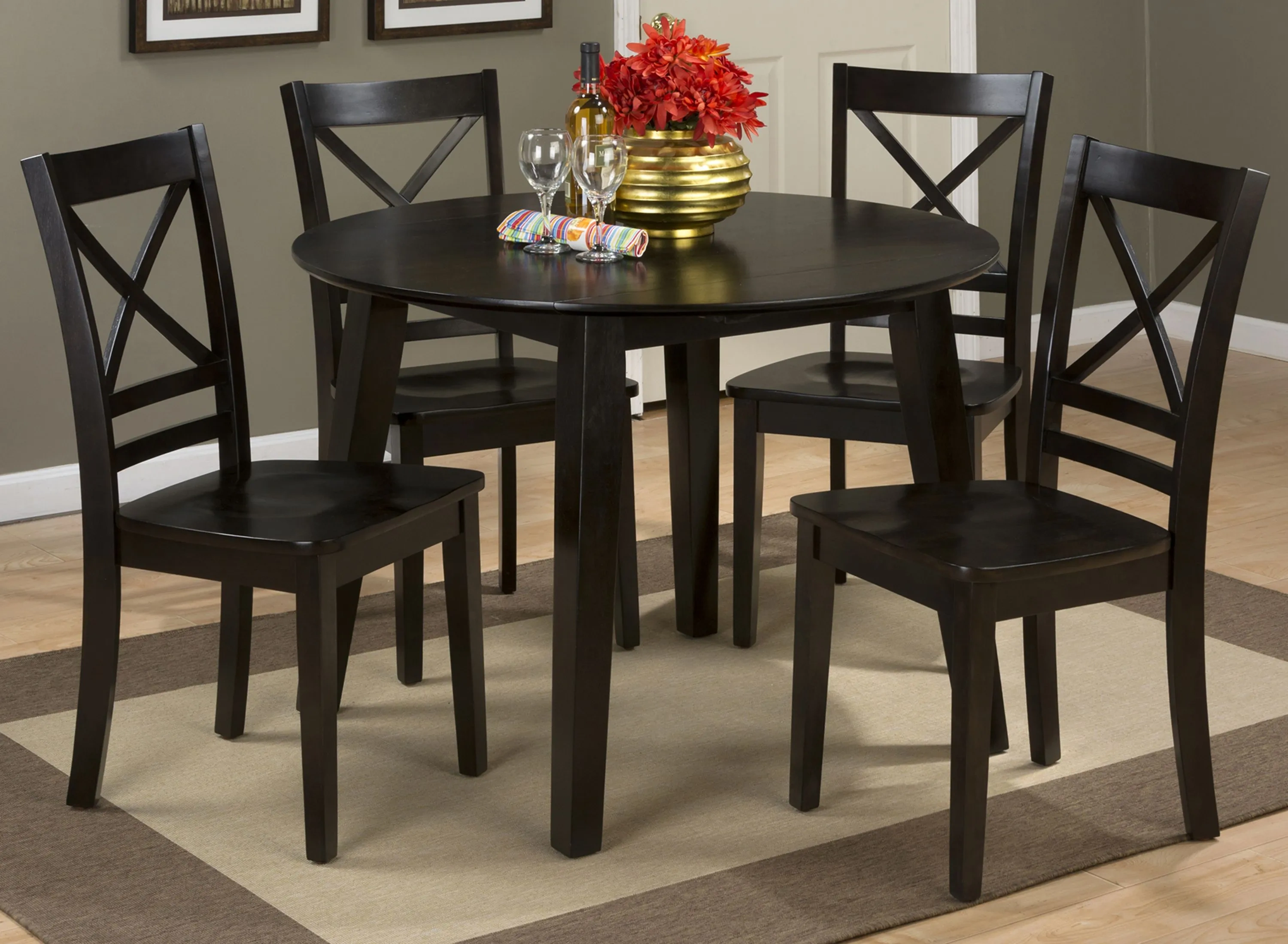 Simplicity 5-pc. X-Back Dining Set | Raymour & Flanigan