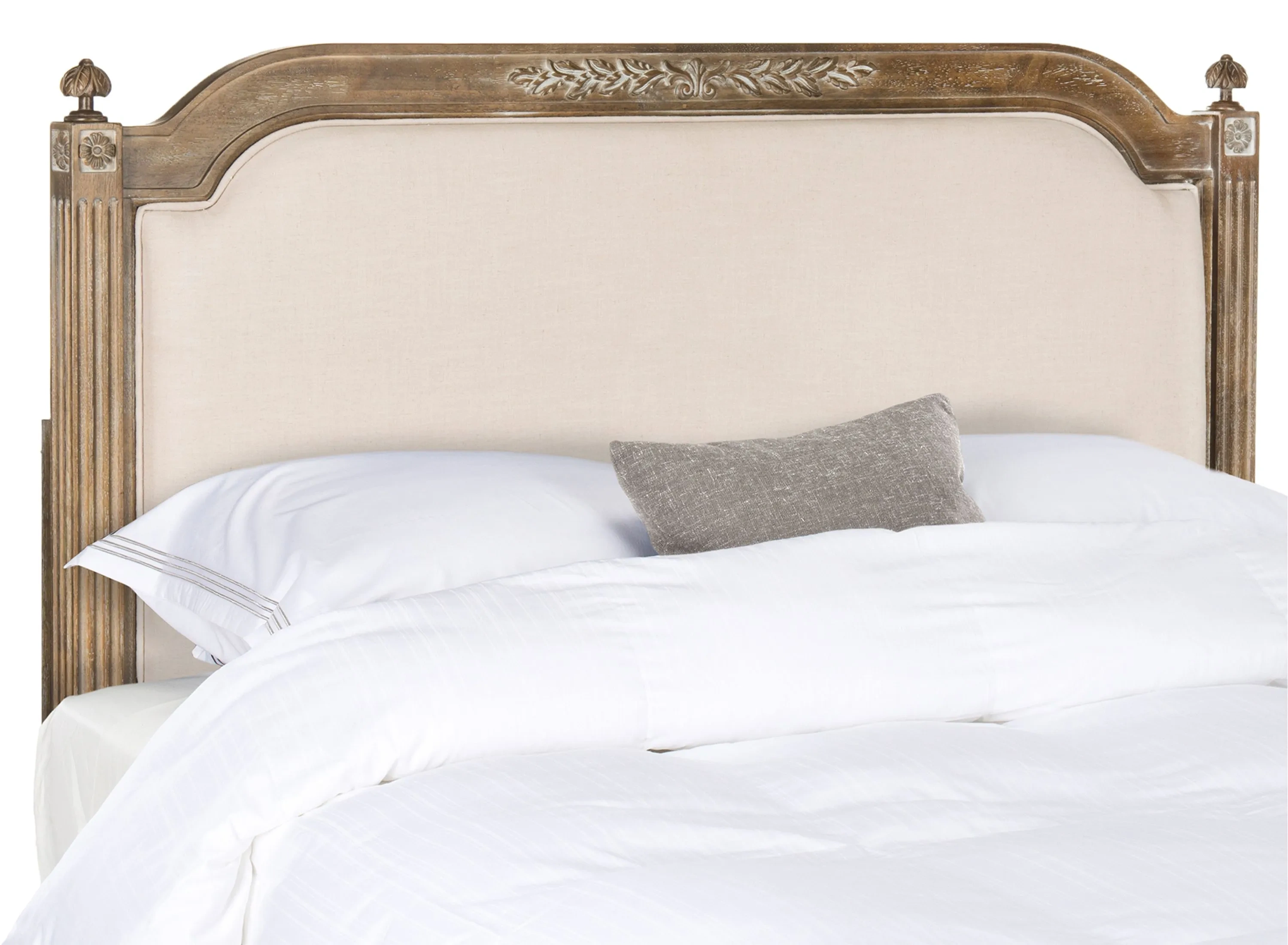Rustic Wood Full Upholstered Headboard Raymour Flanigan Raymour Flanigan