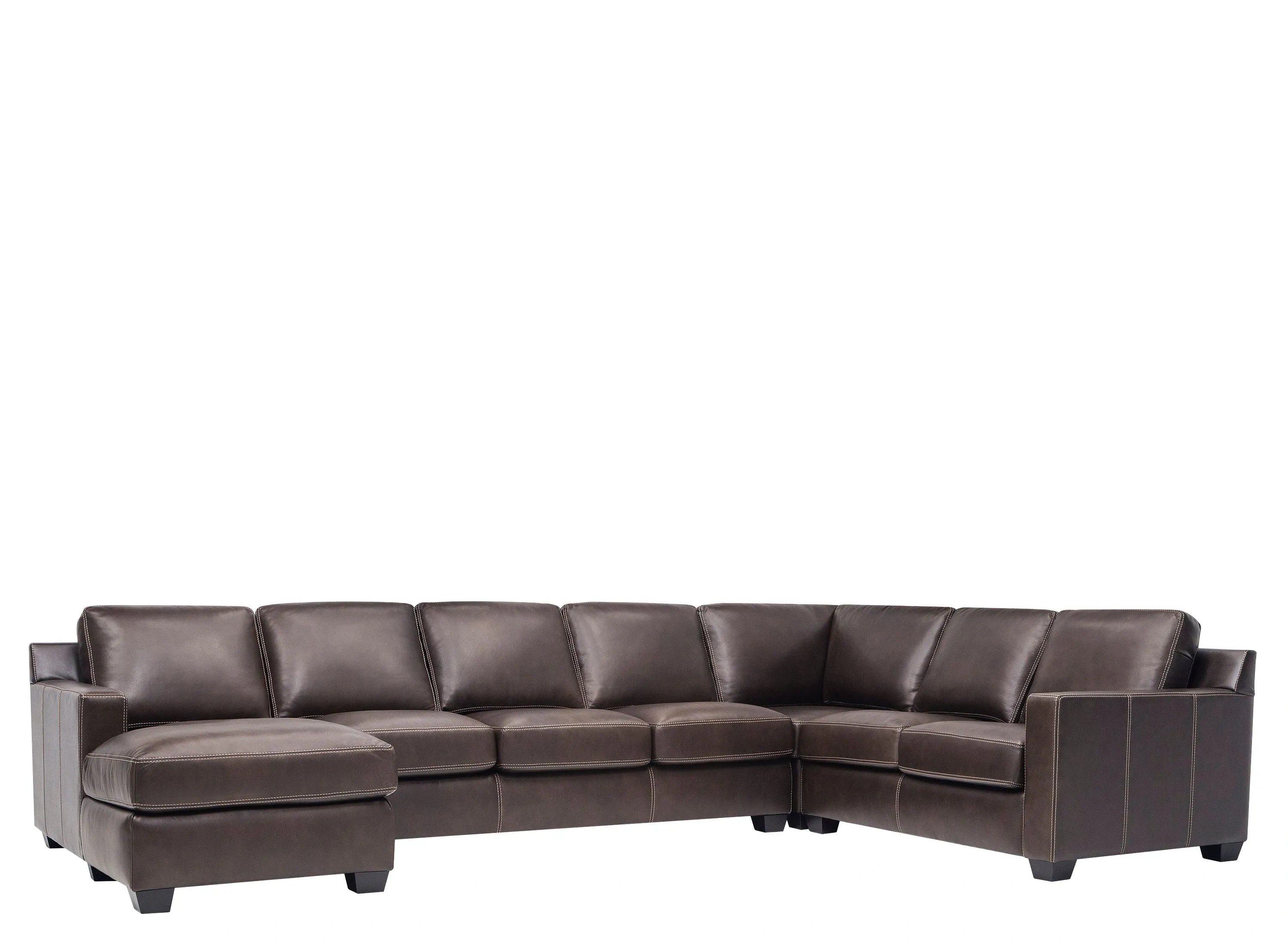Raymour flanigan leather sectional store
