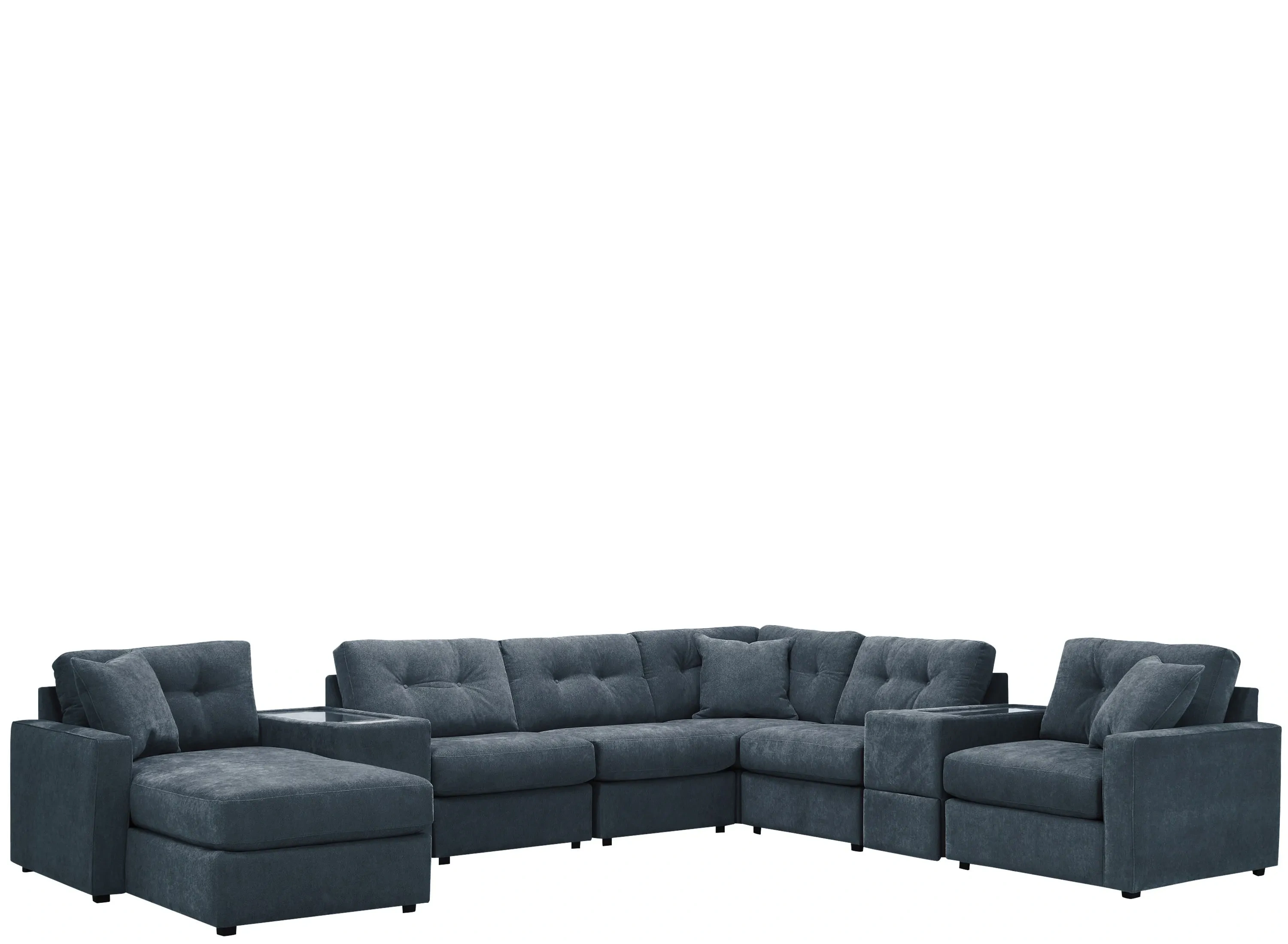 ModularOne 8-pc. Sectional w/One Power Console | Raymour & Flanigan
