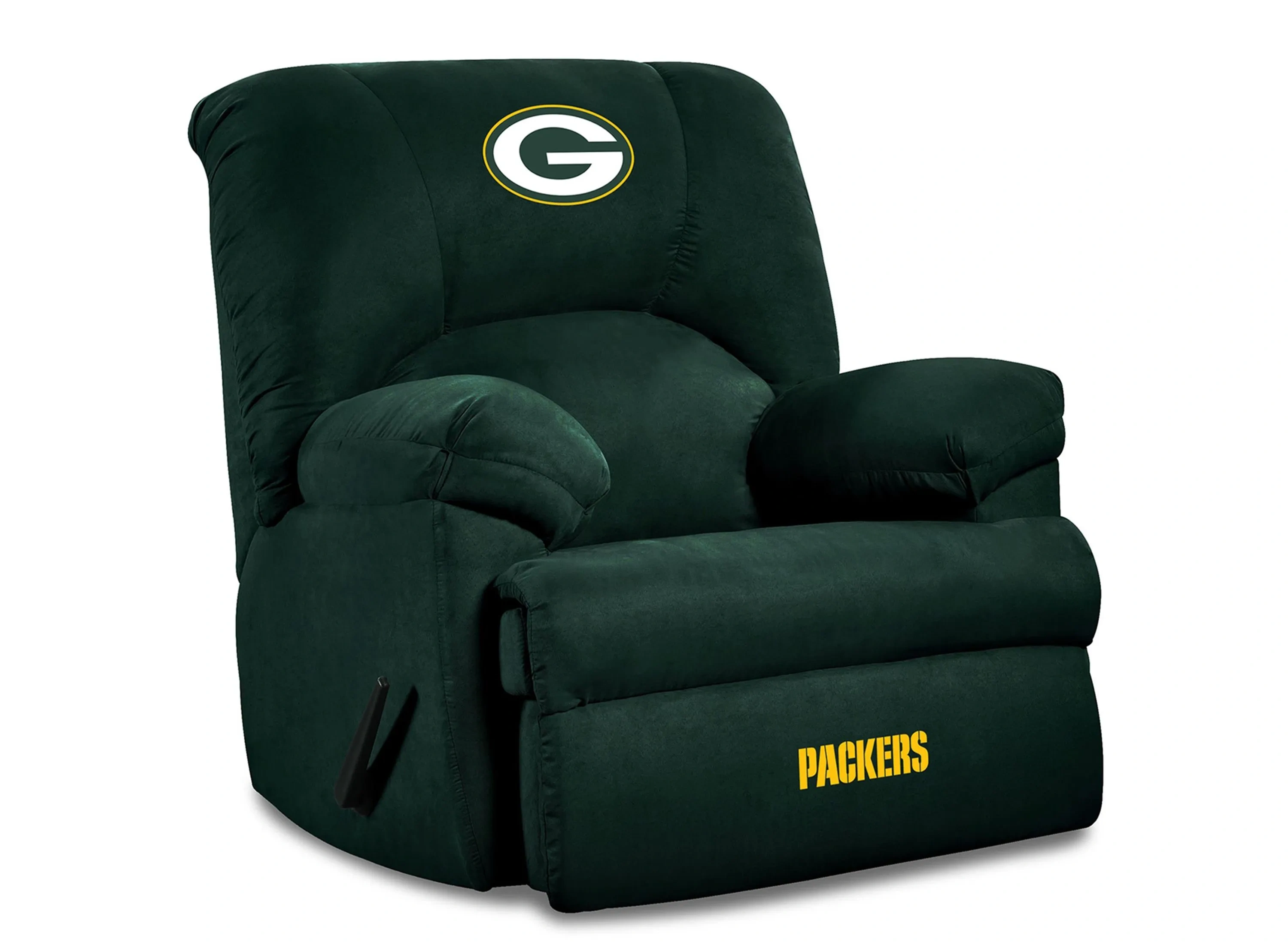 Green Bay Packers Microfiber Manual Rocker Recliner | Raymour & Flanigan