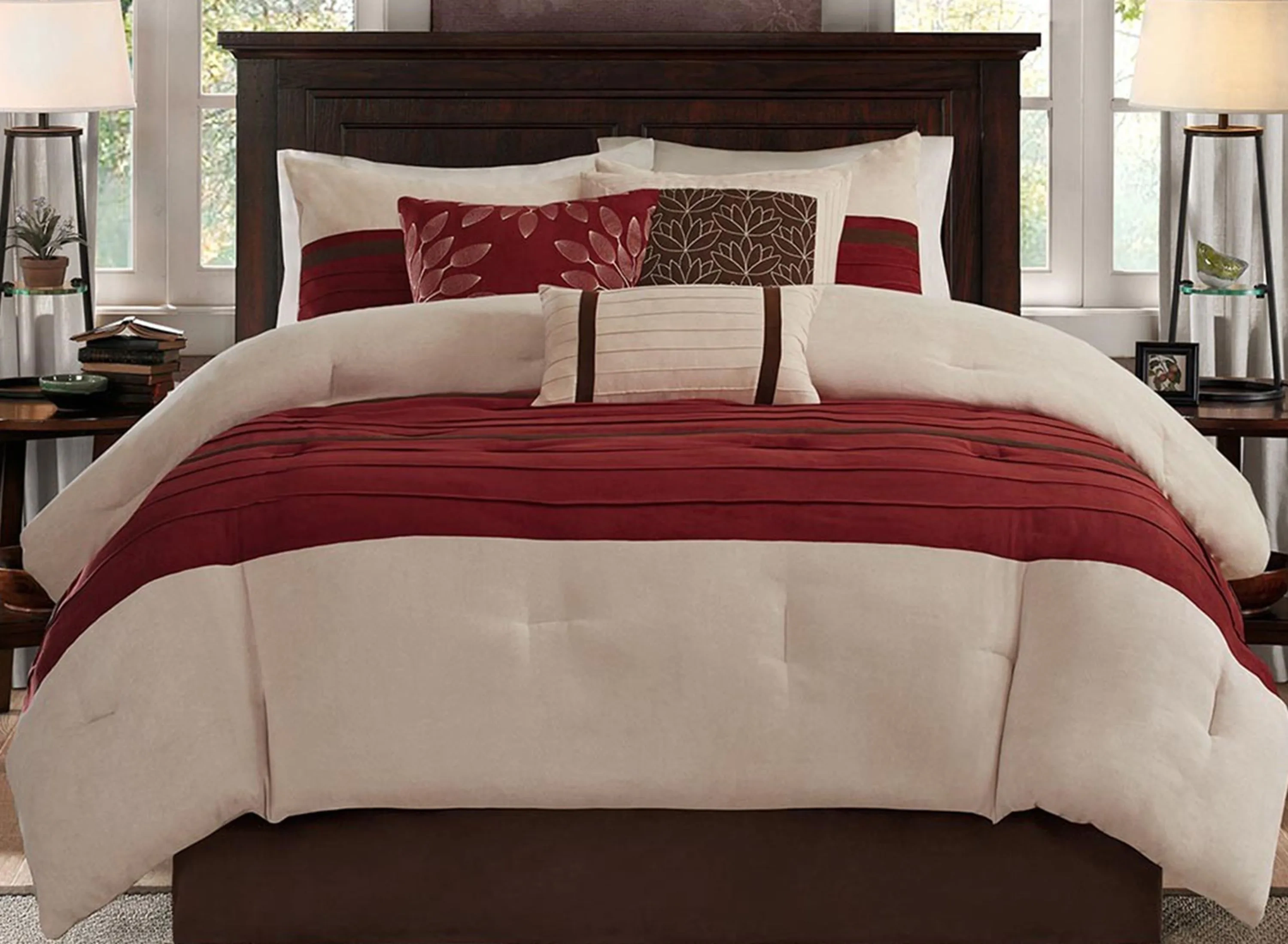 Palmer Queen 7 Pc. Comforter Set | Raymour & Flanigan
