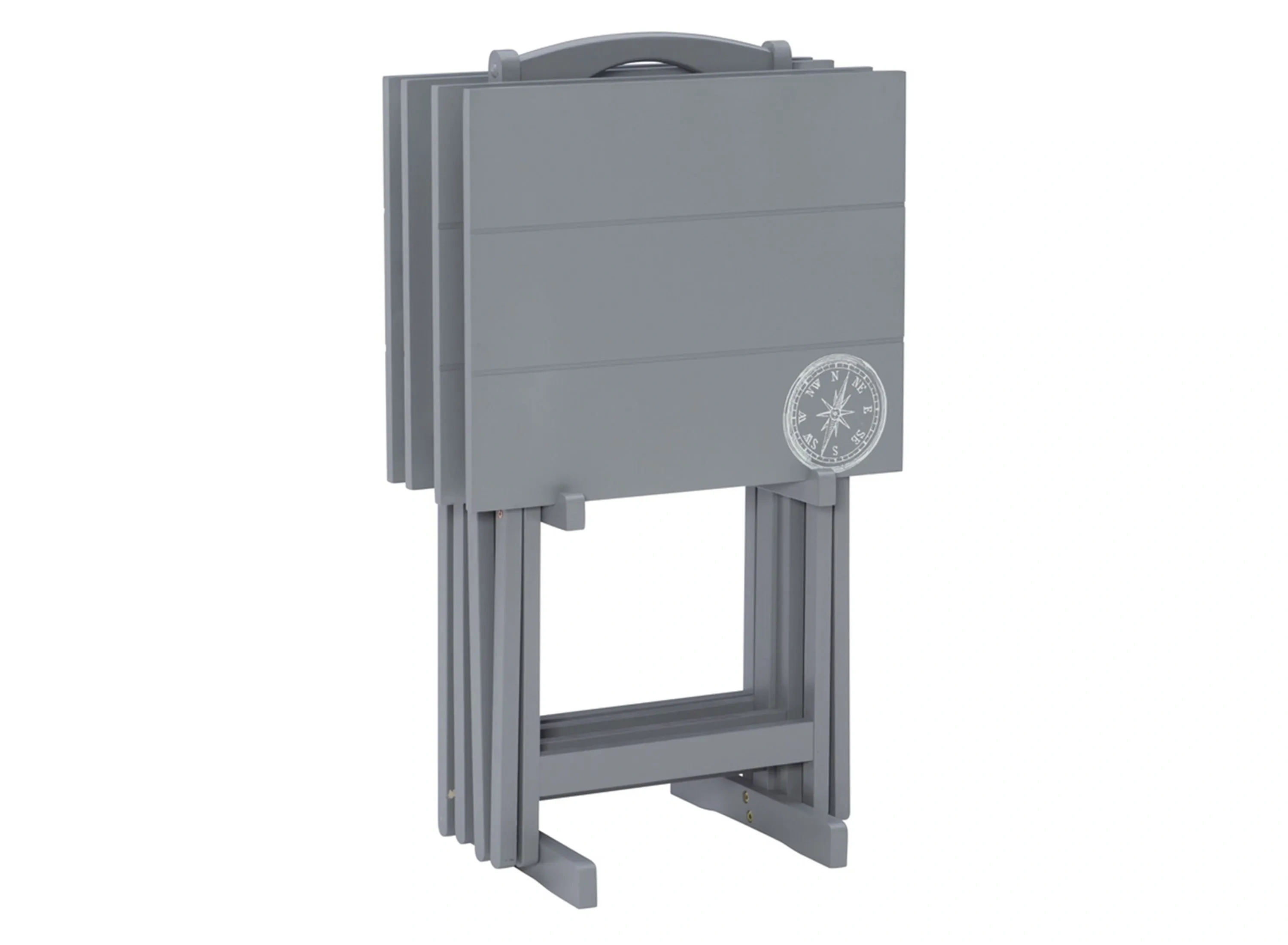 Compass Tray Table Set | Raymour & Flanigan