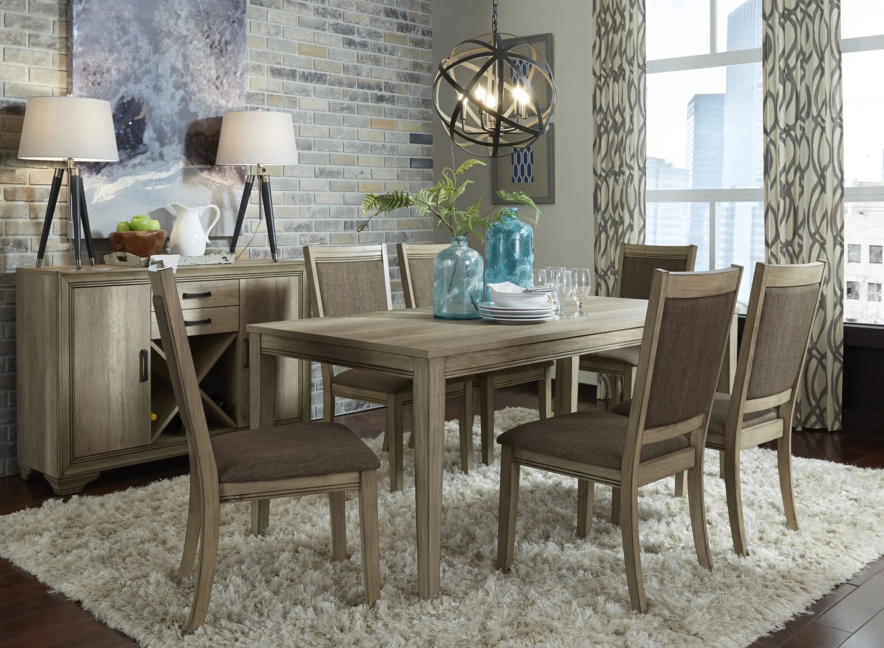 Sun Valley 7-pc. Dining Set | Raymour & Flanigan
