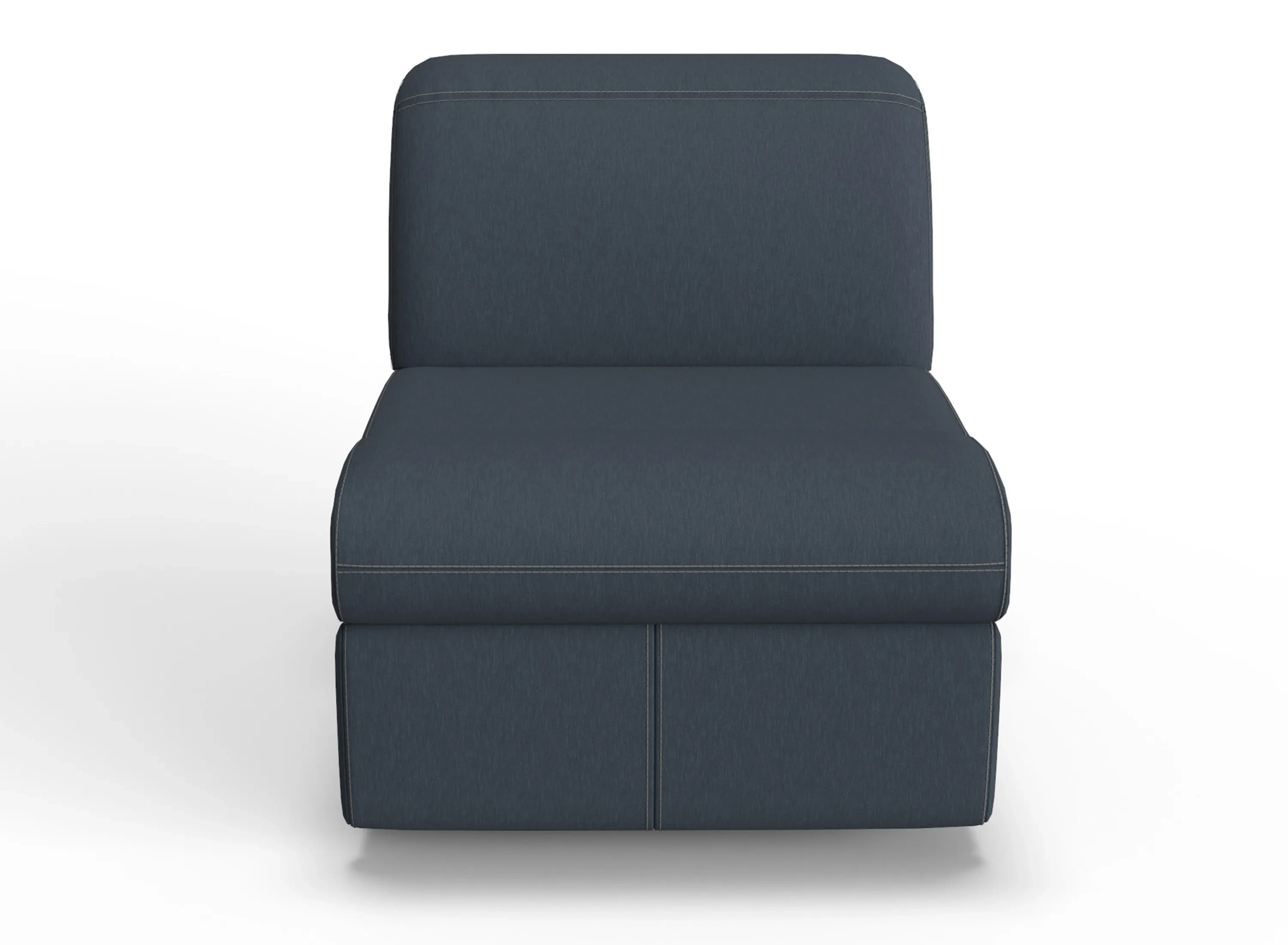 Enbright Microfiber Power Armless Recliner w/ Ratchet Headrest ...