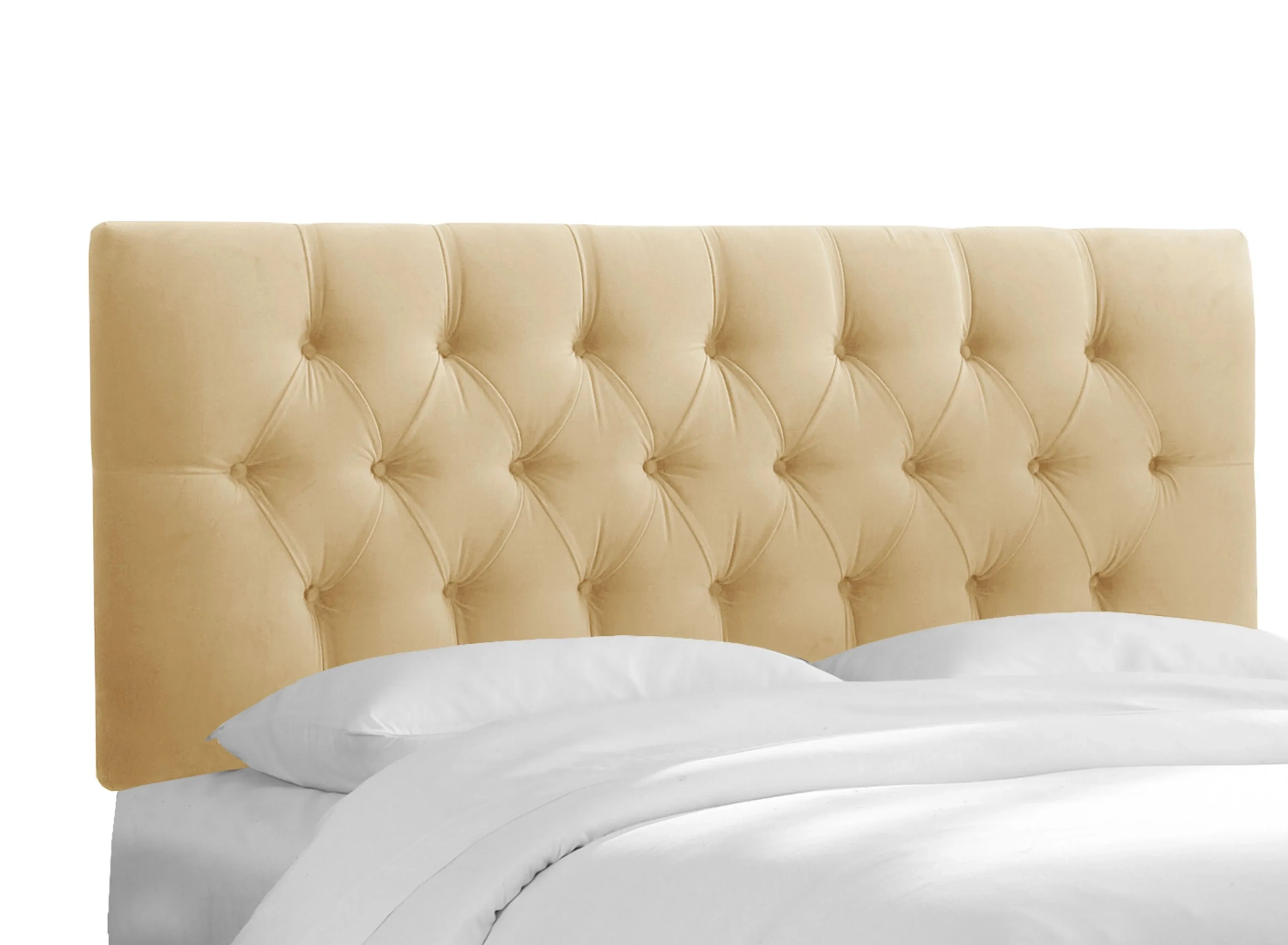Blanchard Diamond Tufted Square Headboard | Raymour & Flanigan