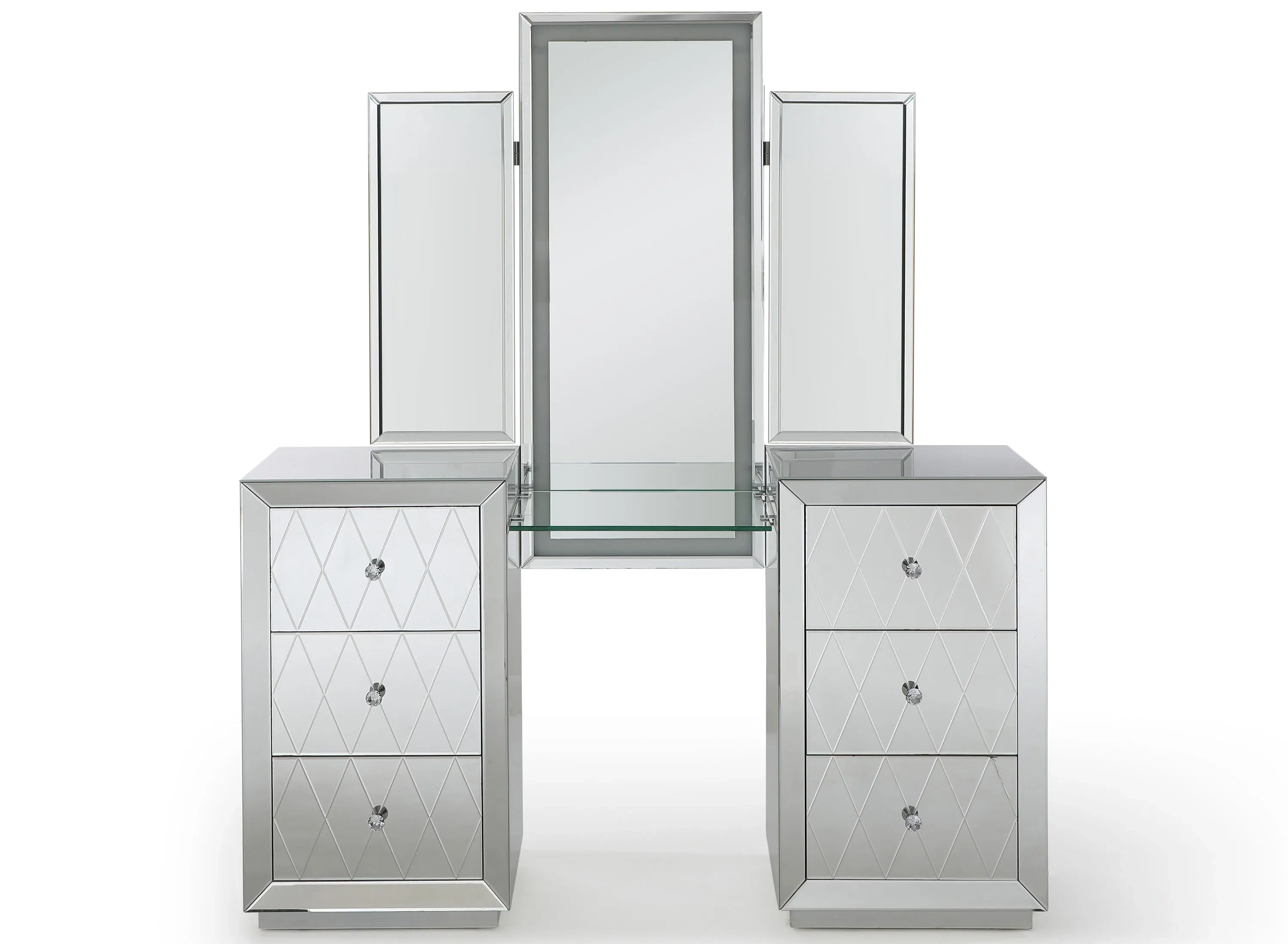 Amber Vanity and Mirror Raymour Flanigan