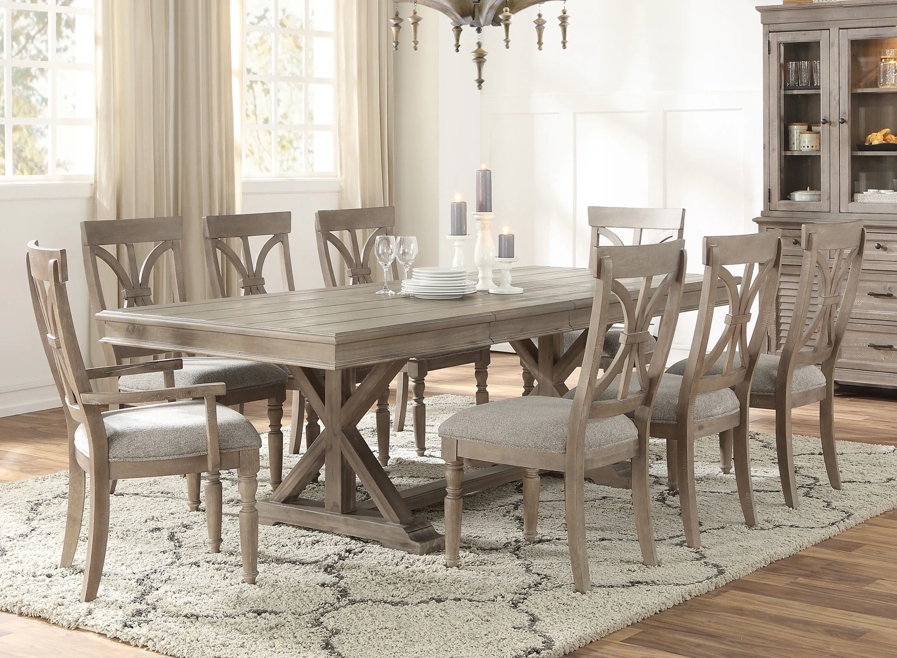 Larkin 9-pc. Dining Set | Raymour & Flanigan