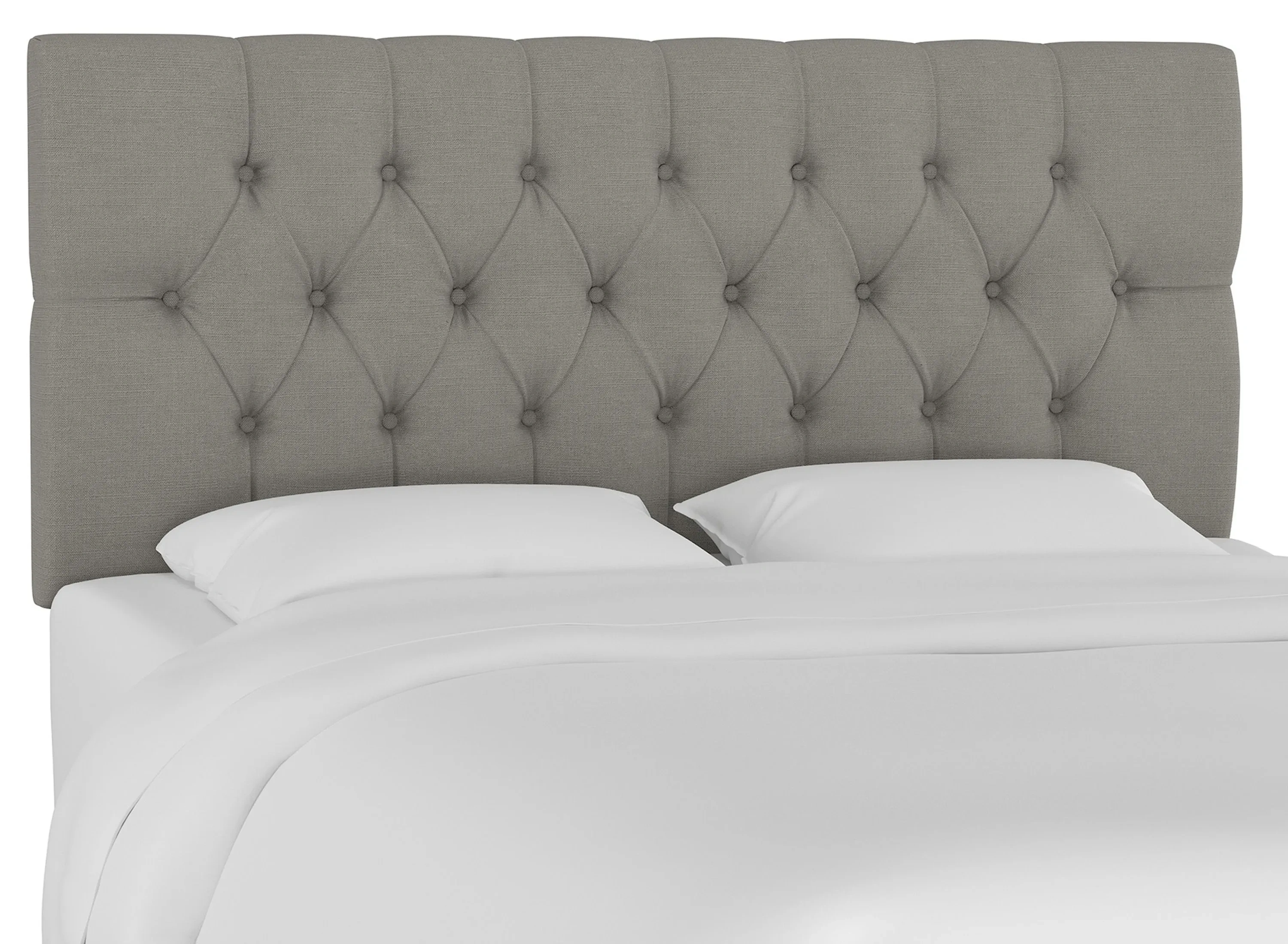 Blanchard Diamond Tufted Square Headboard | Raymour & Flanigan