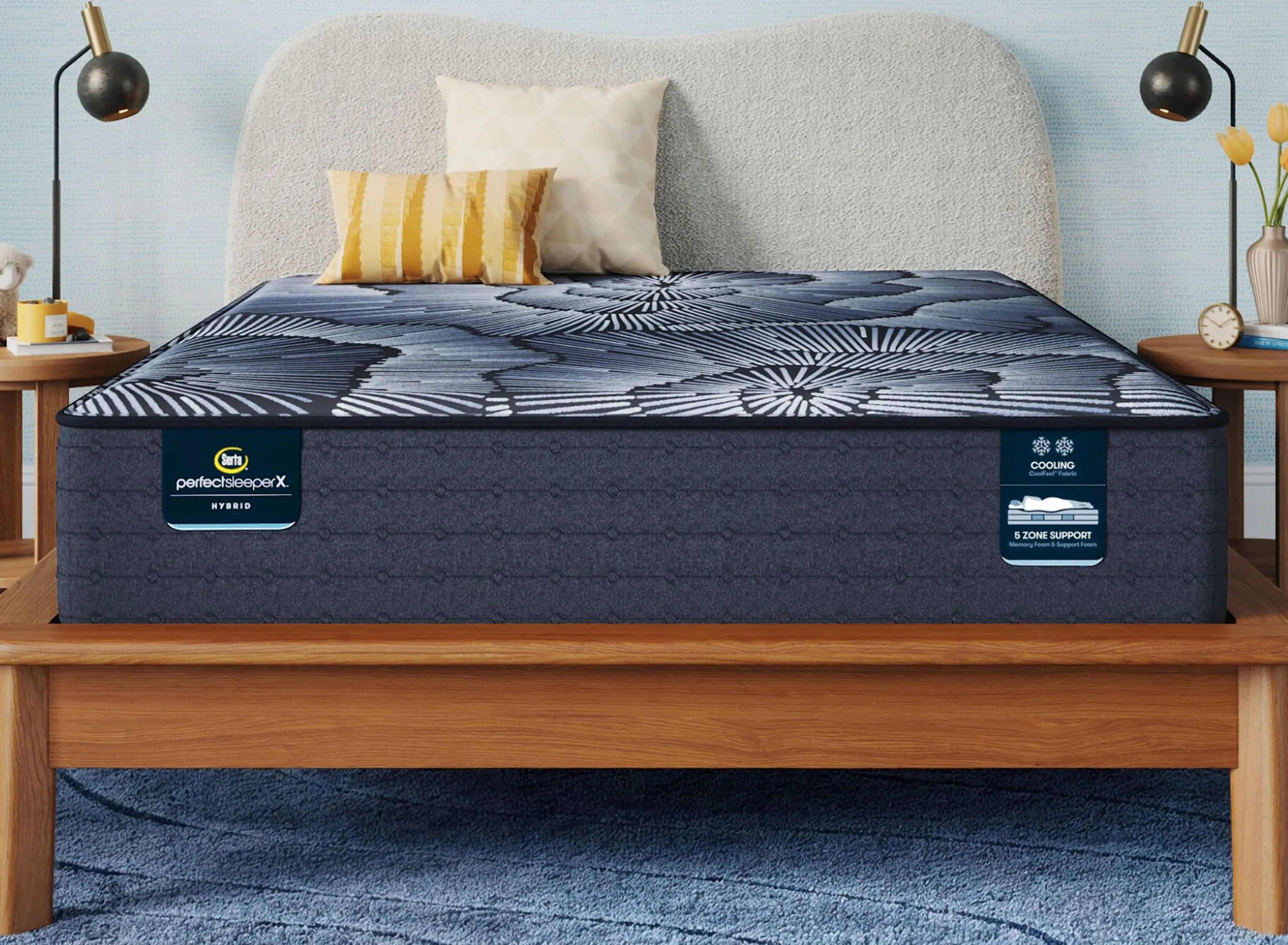 Serta Perfect Sleeper X Aspen Firm Smooth Top Mattress | Raymour & Flanigan