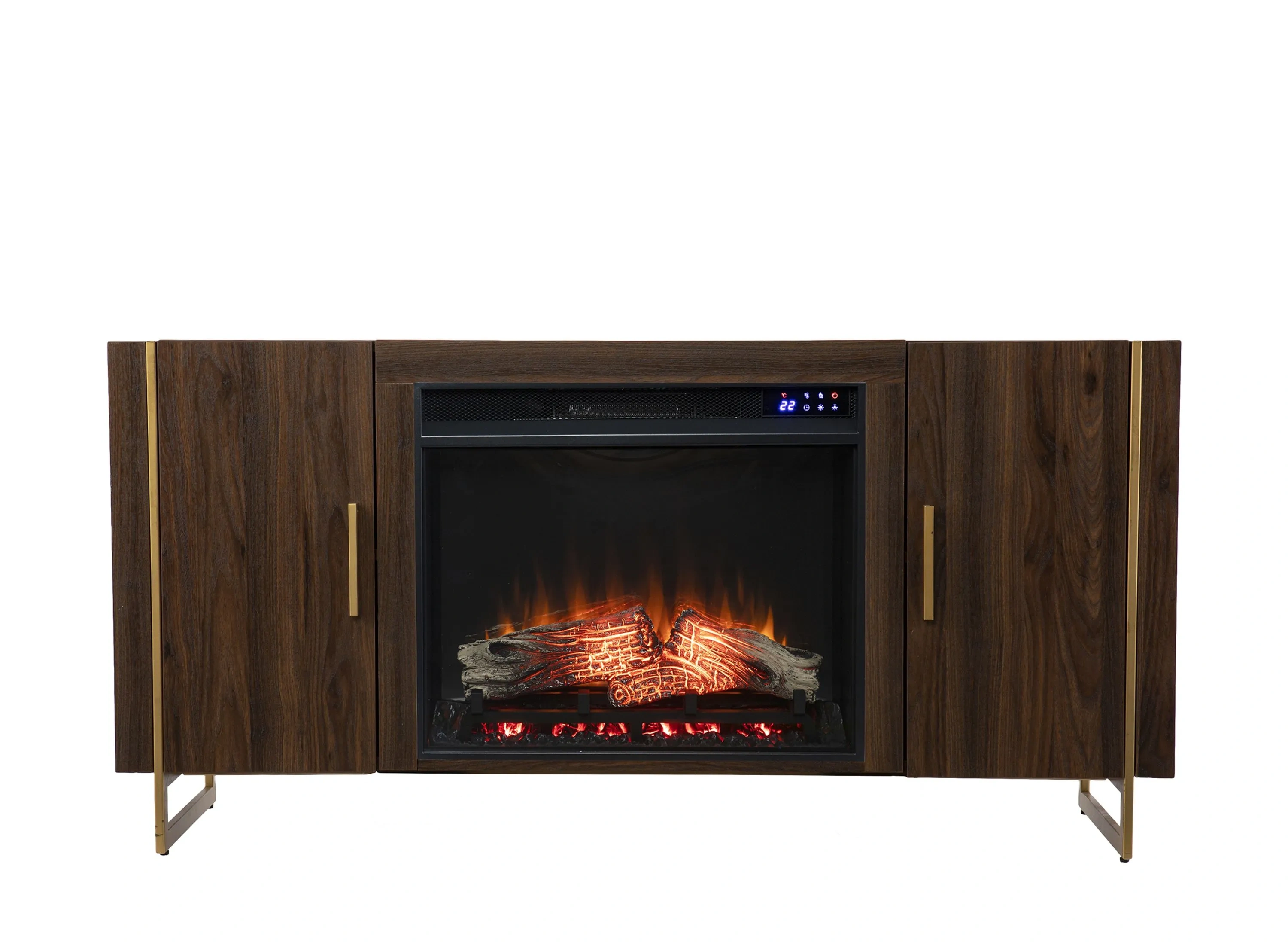 Everly Touch Screen Fireplace Console | Raymour & Flanigan