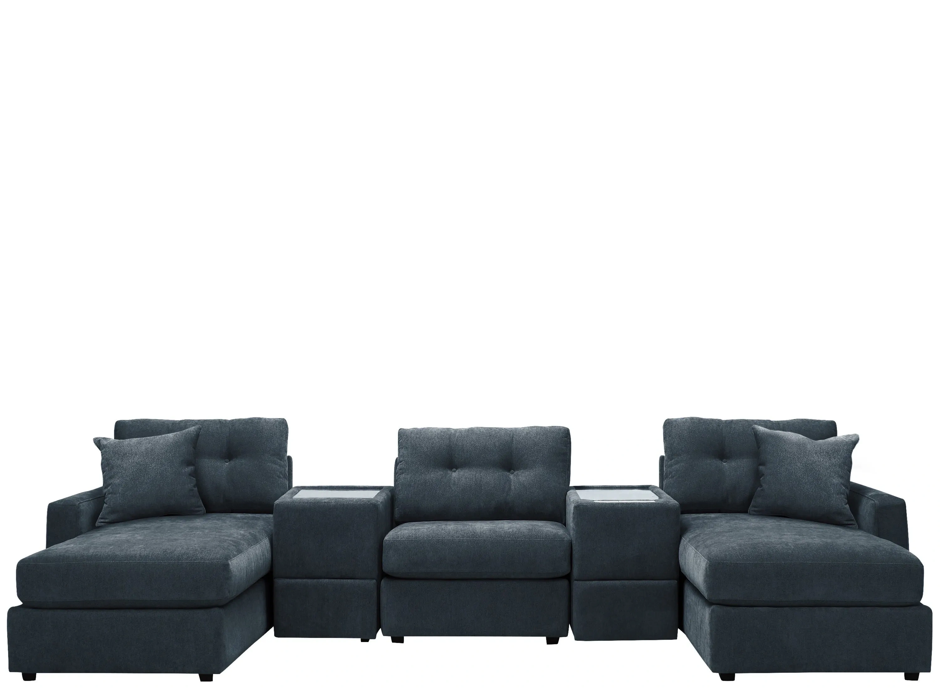 ModularOne 5-pc. Sectional w/One Power Console | Raymour & Flanigan