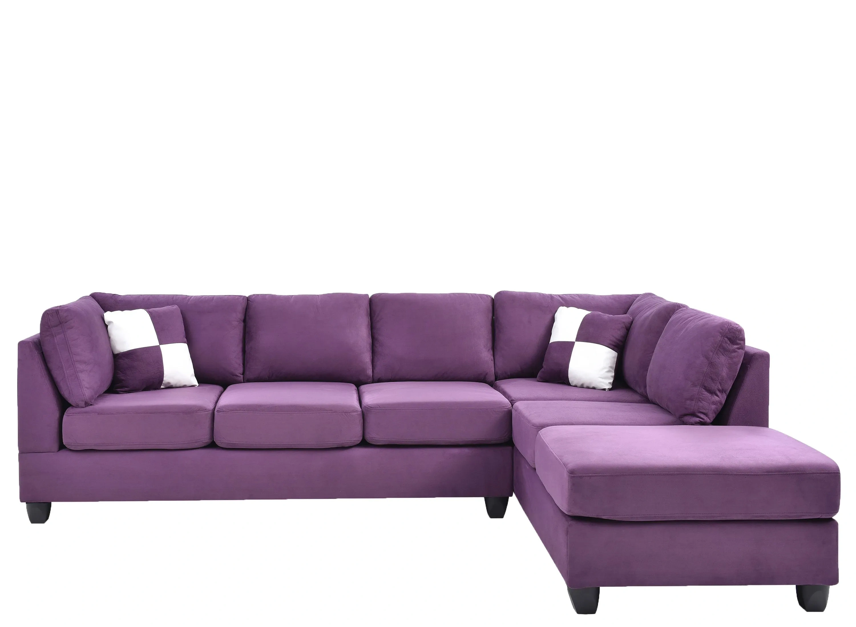 Purple modular sofa store
